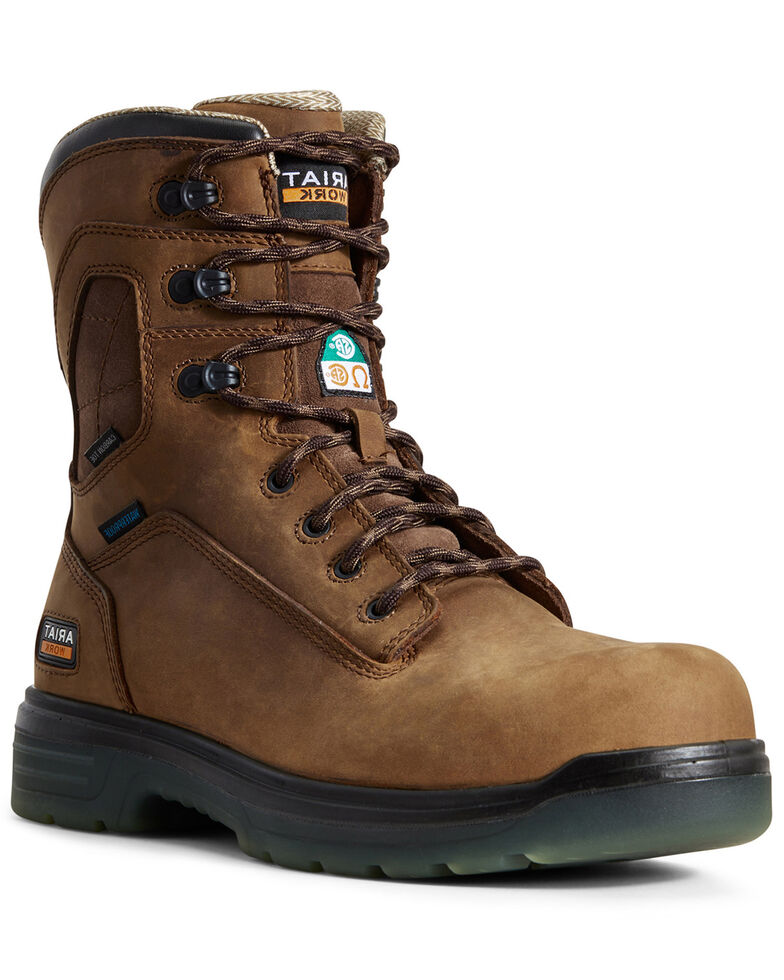 Ariat Mens Turbo Waterproof Work Boots Carbon Toe Boot Barn