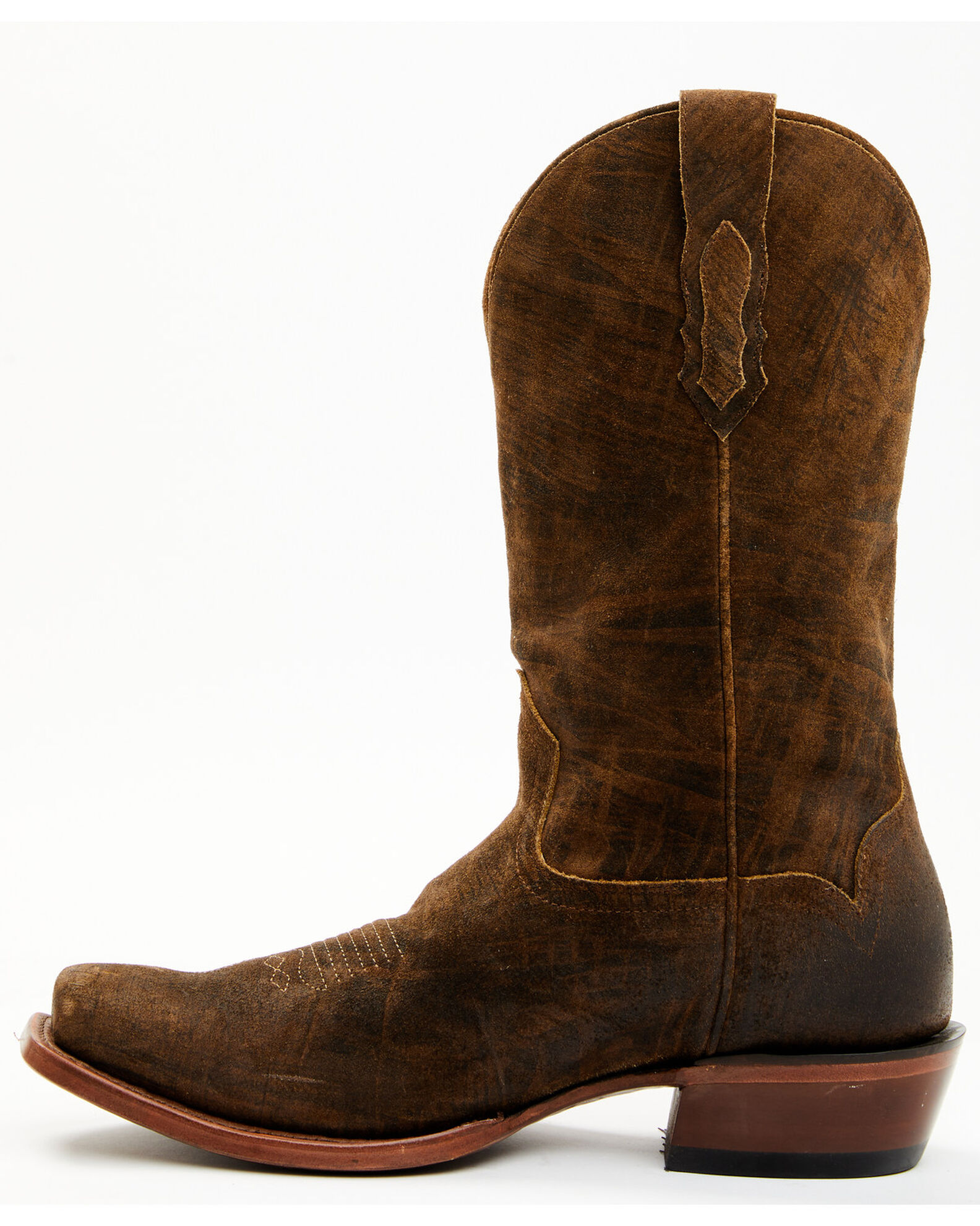 Moonshine Spirit Men's Gordon Roughout Western Boots - Square Toe, Bronze