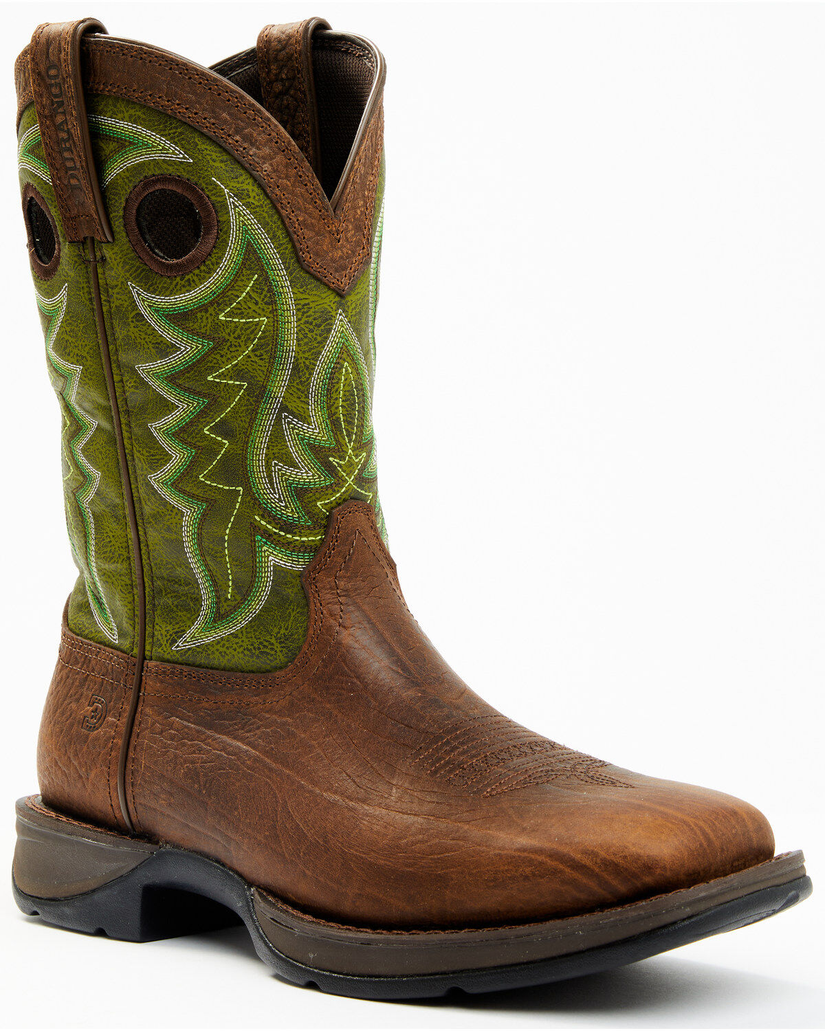 Durango Men's Rebel Western Performance Boots - Square Toe, Green