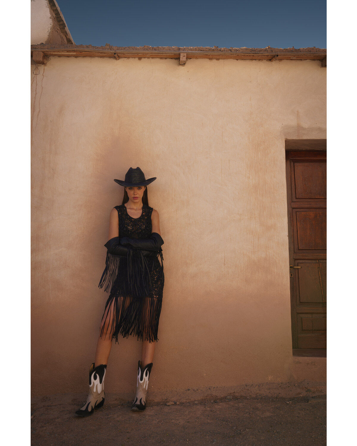 Wonderwest Women's Fringe Hem Mini Dress, Black