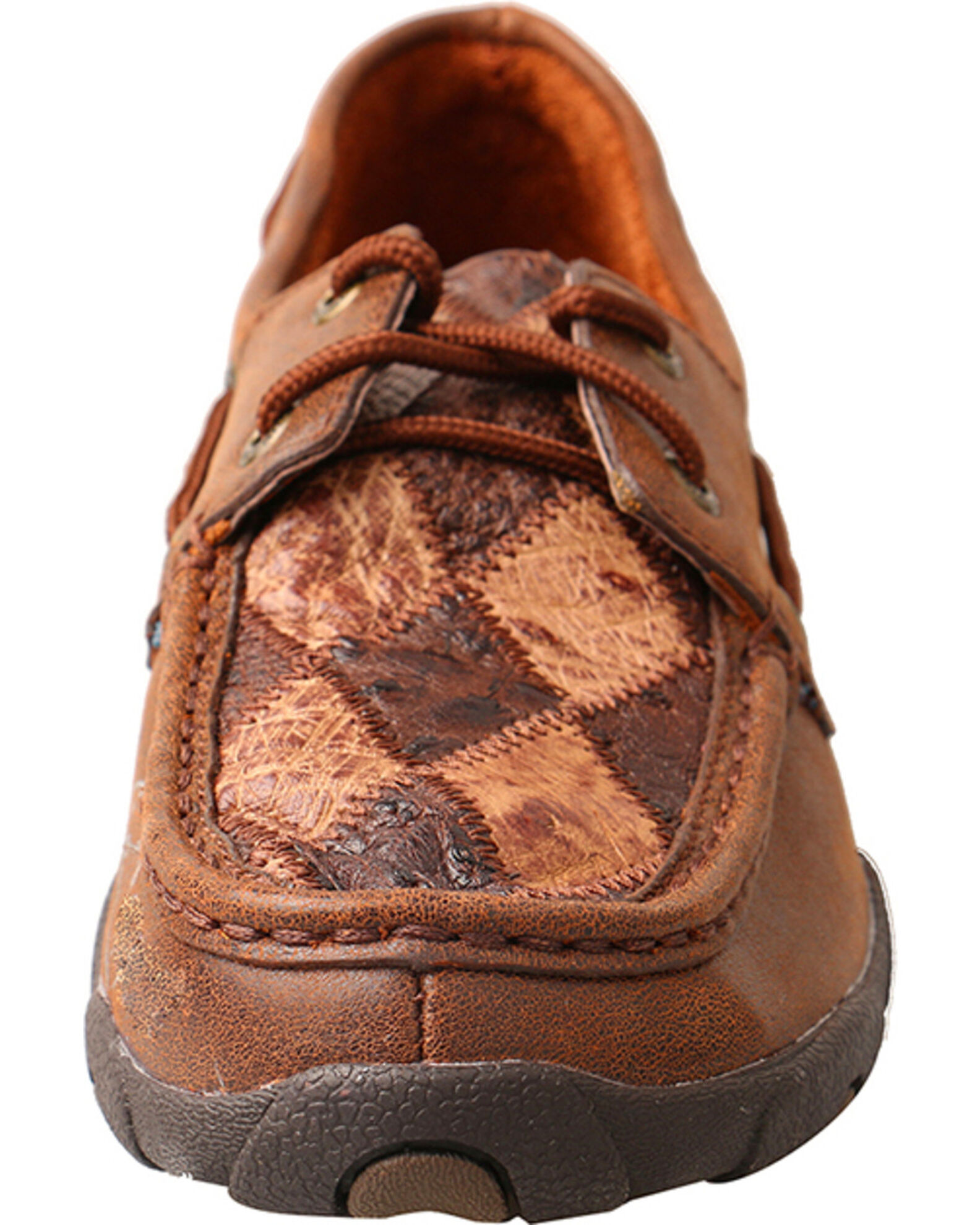 Twisted X Womens Ostrich Driving Moc Toe Shoes Boot Barn