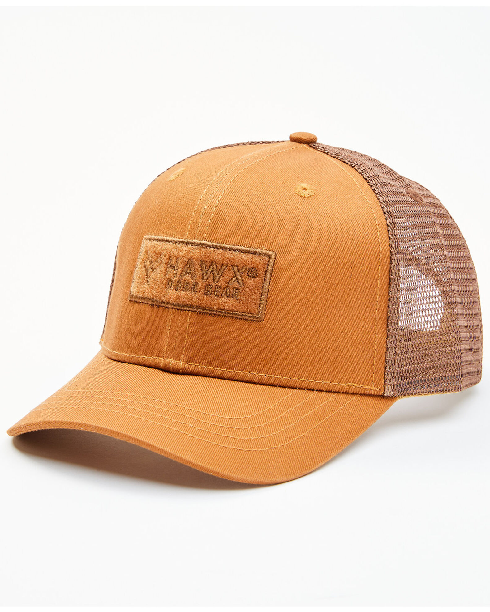 Hawx Mens Logo Patch Ball Cap Pecan