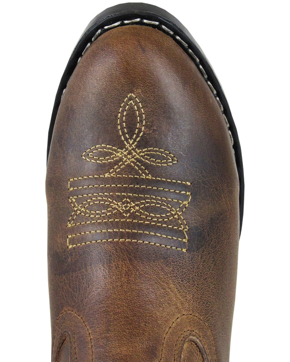 Smoky Mountain Little Girls' Annie Western Boots - Round Toe, Brown