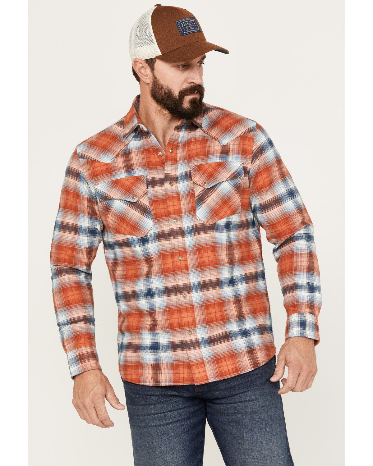 Pendleton Men's Wyatt Plaid Long Sleeve Snap Western Shirt | Boot Barn