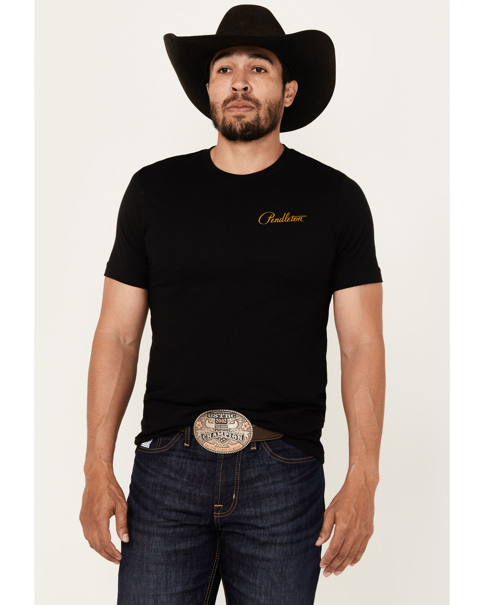 Pendleton Men's Boot Barn Exclusive Bison Harding Logo Short Sleeve ...