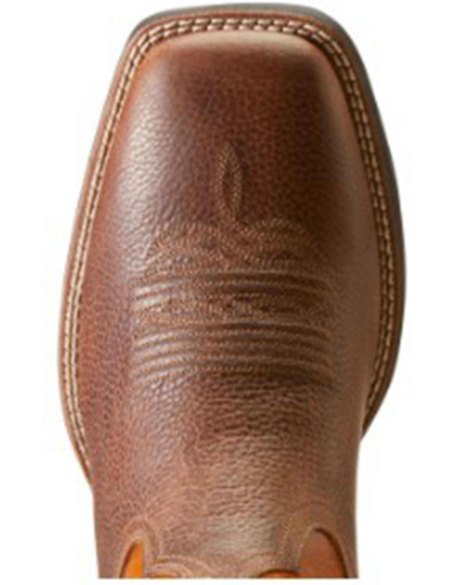 Ariat Mens Steadfast Performance Western Boots Broad Square Toe Brown