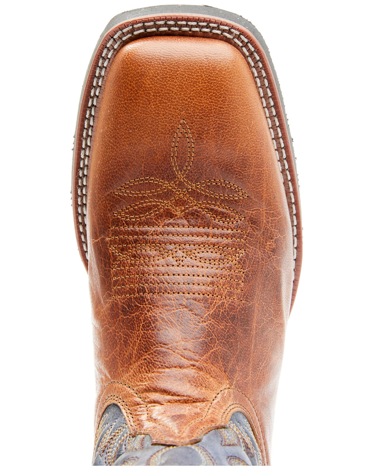 Laredo Mens Top Western Boots Broad Square Toe Tan
