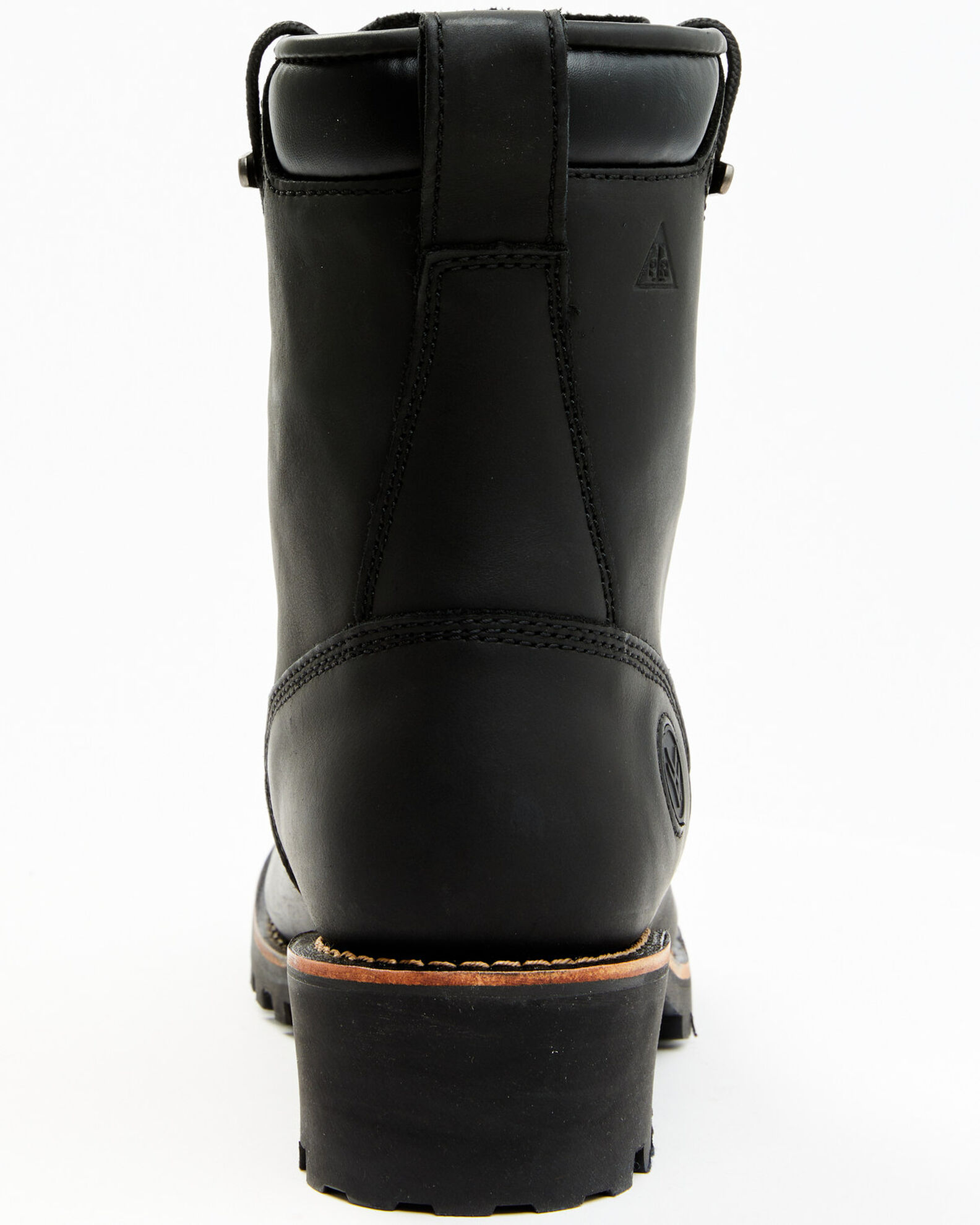 Hawx Mens 8 Logger Work Boots Soft Toe Black