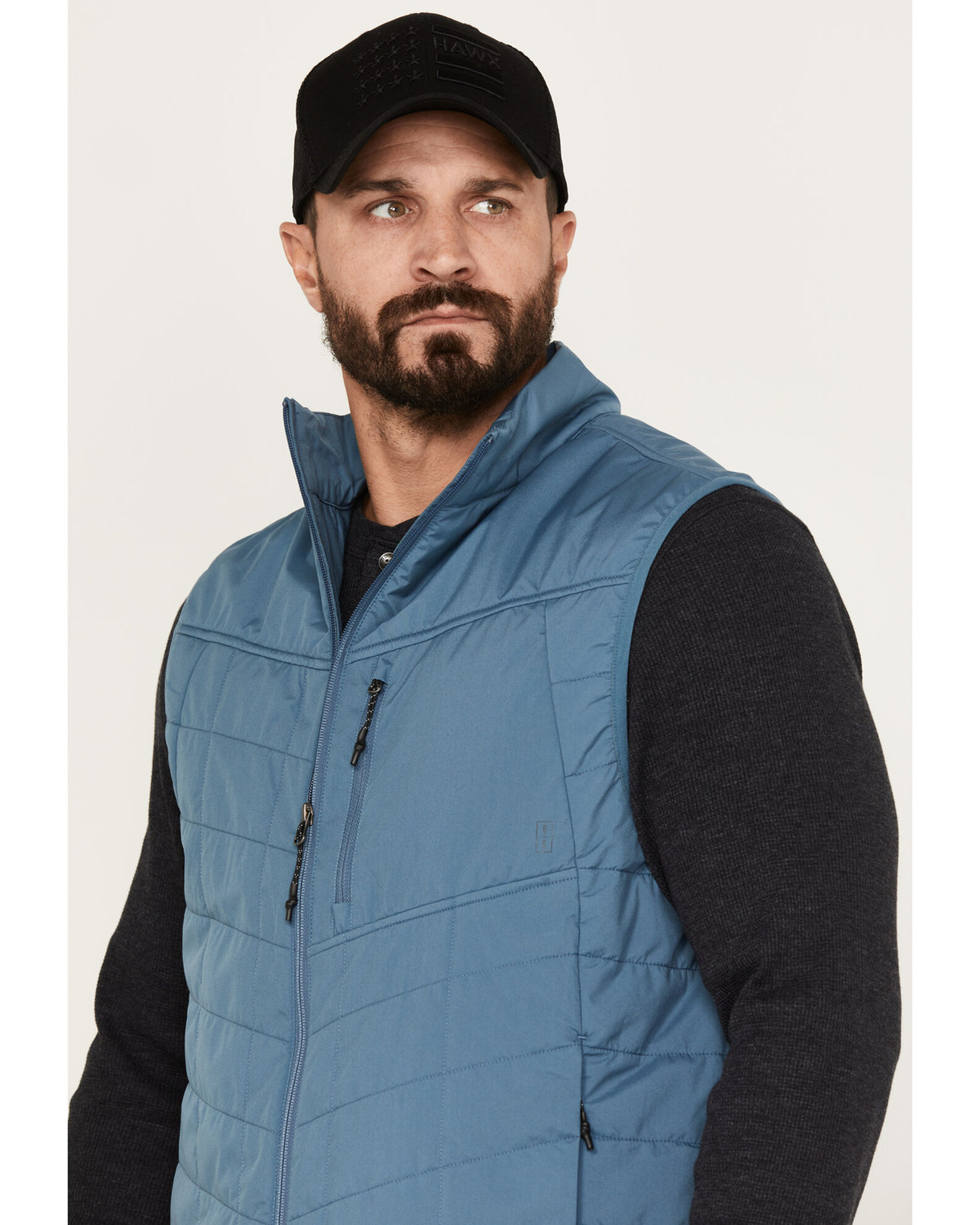 Brothers And Sons Mens Performance Lightweight Puffer Vest Teal