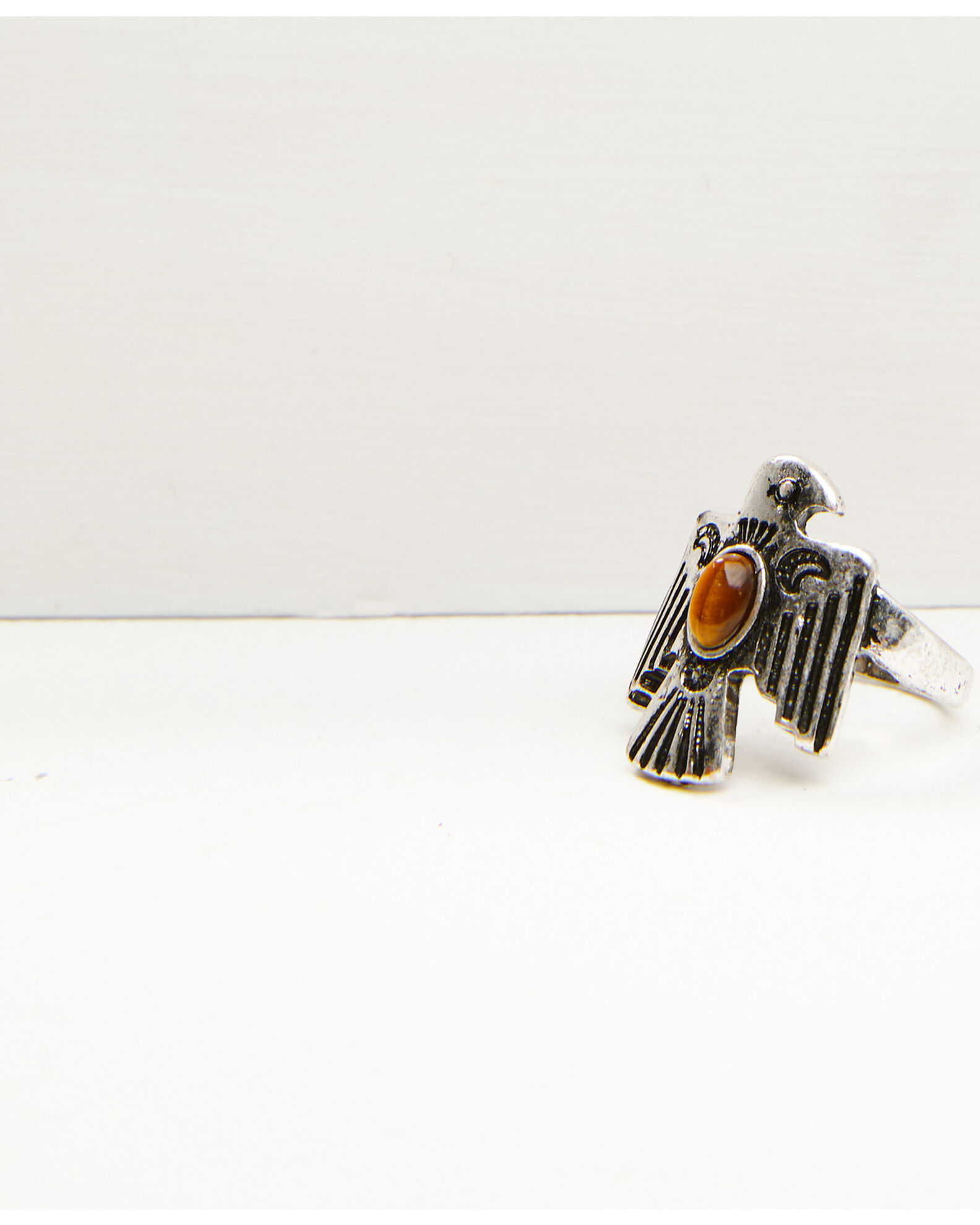 Shyanne Women's Bisbee Falls Thunderbird 5-Piece Ring Set, Silver