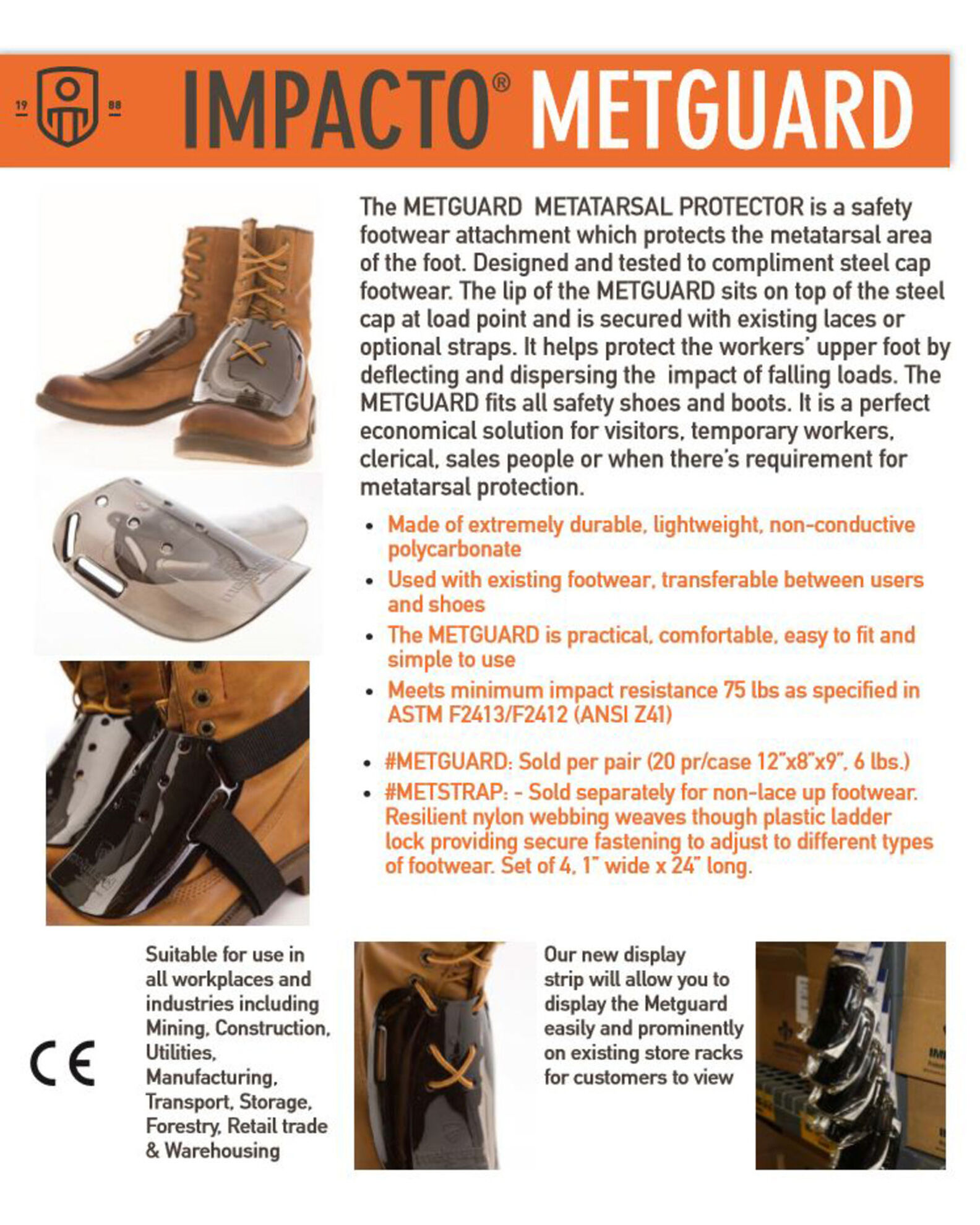 MetStrap for Met Guard Metatarsal Protection, No Color