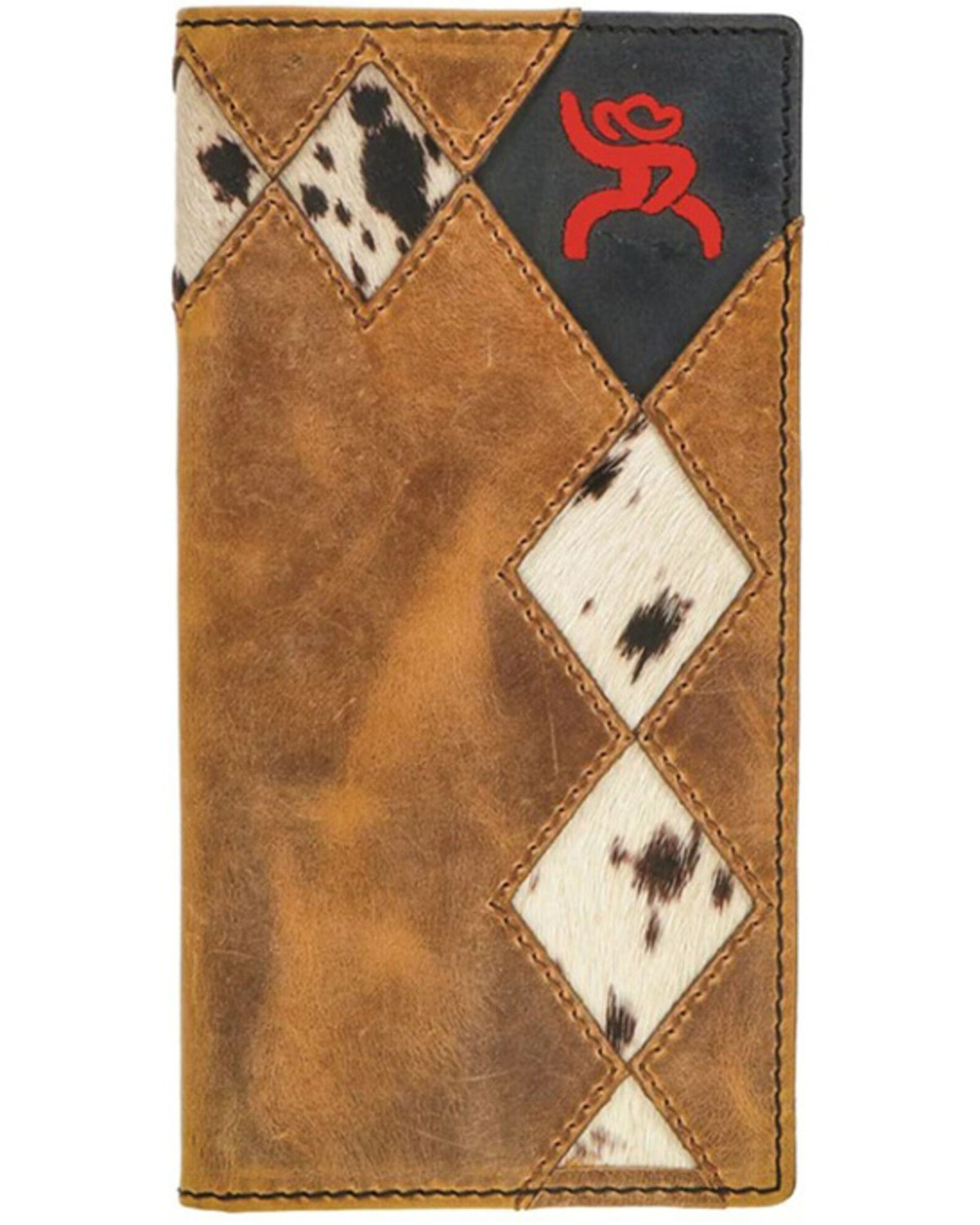 Hooey Men's Roughy Crazy Horse Rodeo Wallet, Brown