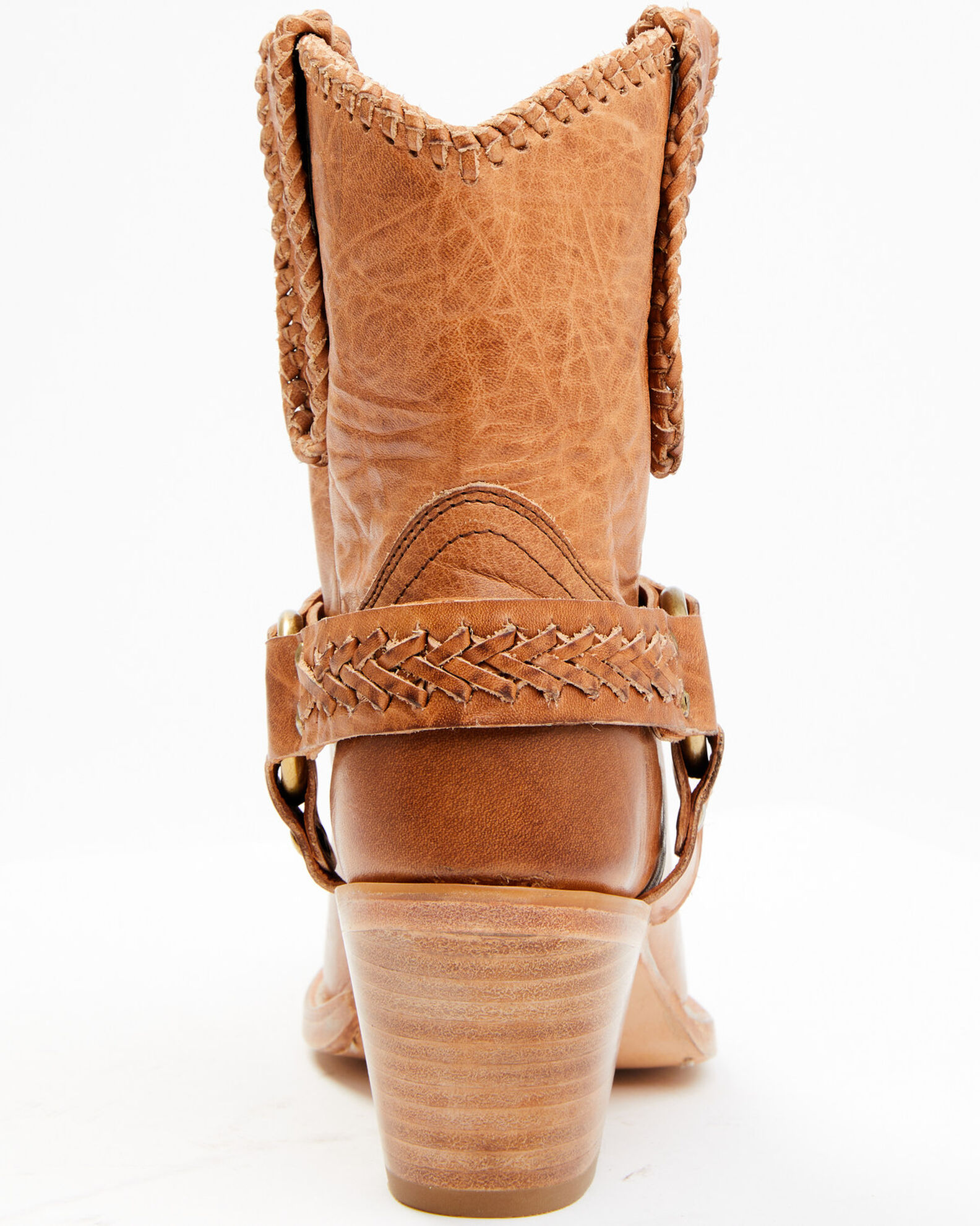Cleo Wolf Womens Willow Fashion Booties Snip Toe Tan