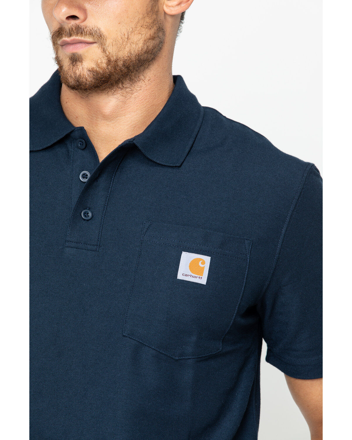 Carhartt Men's Contractor's Pocket Short Sleeve Polo Work Shirt - Big ...
