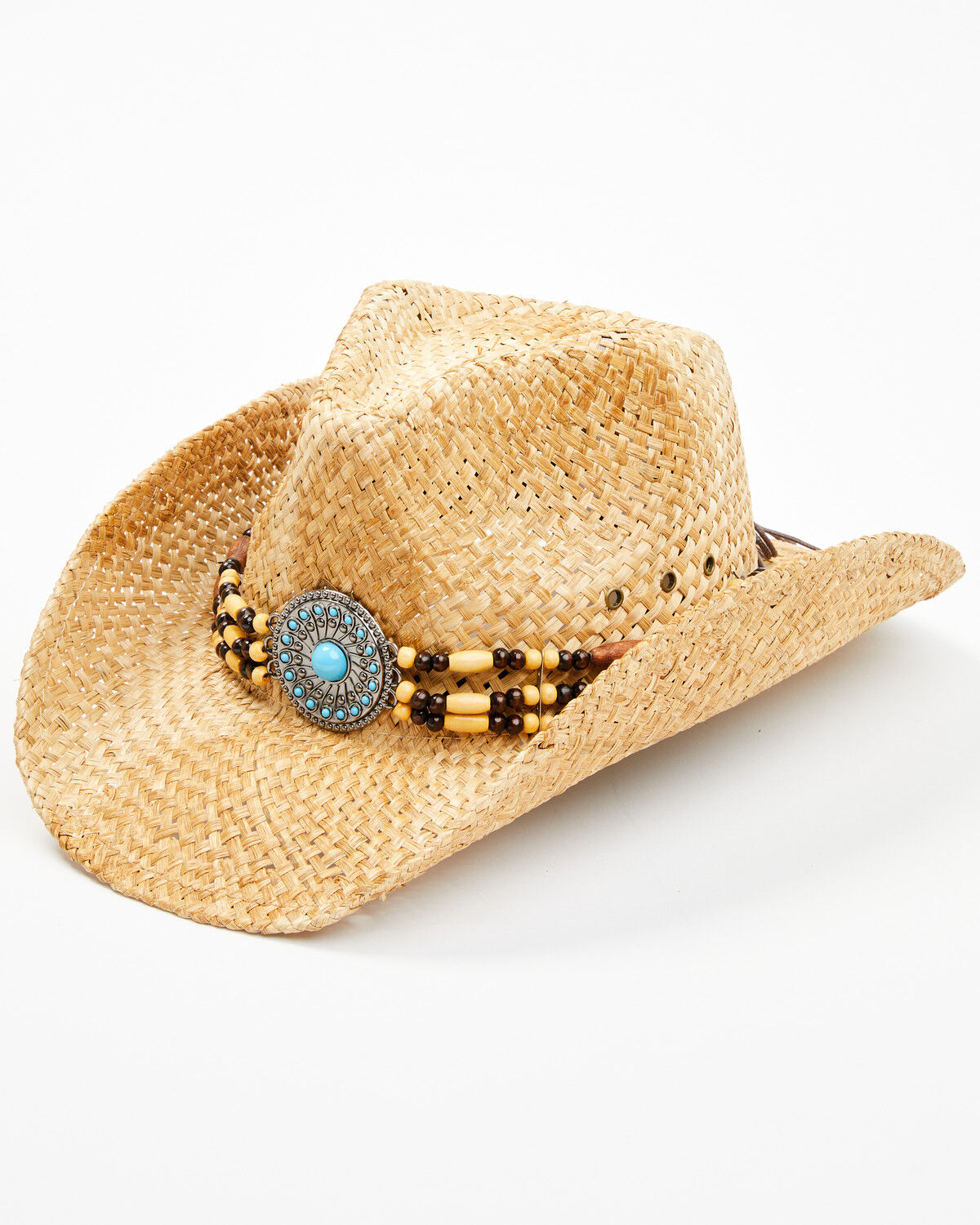 Shyanne Women's Cree Straw Cowboy Hat , Natural