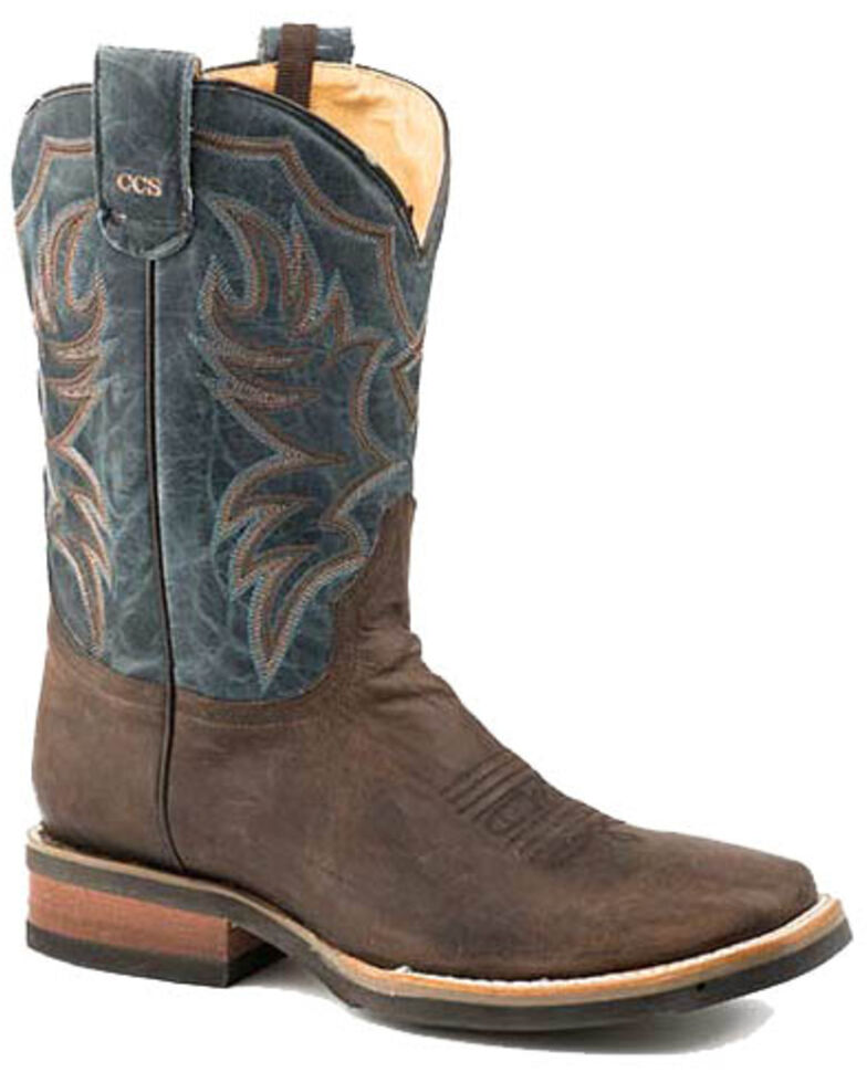Roper Mens Marksman Western Boots Square Toe Boot Barn