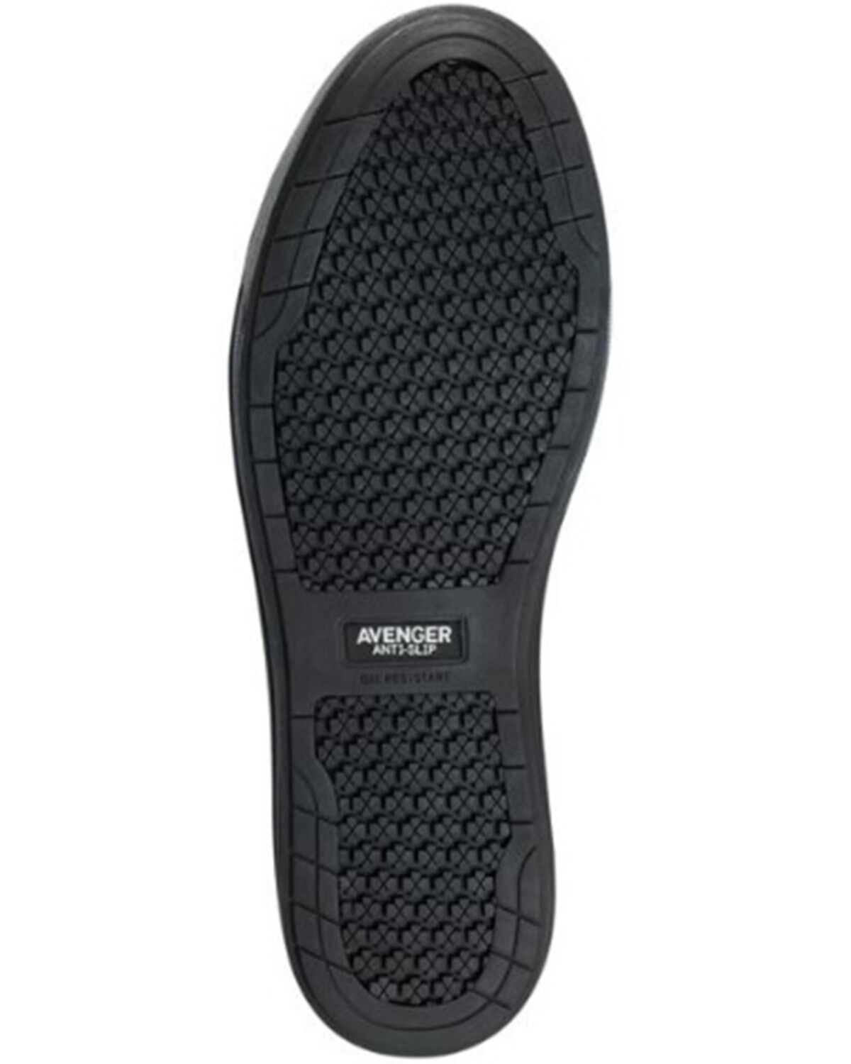 Avenger Men's A353 Lace-Up Work Shoes - Composite Toe, Black