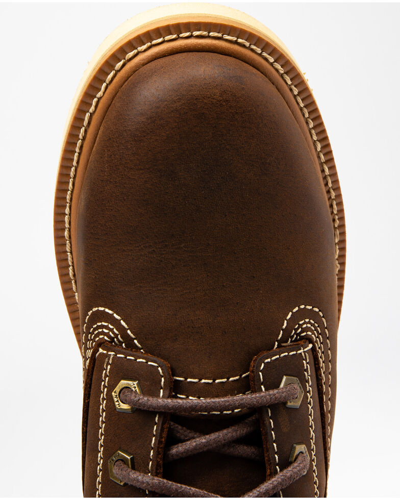 Hawx Mens 6 Lacer Work Boots Soft Toe Boot Barn