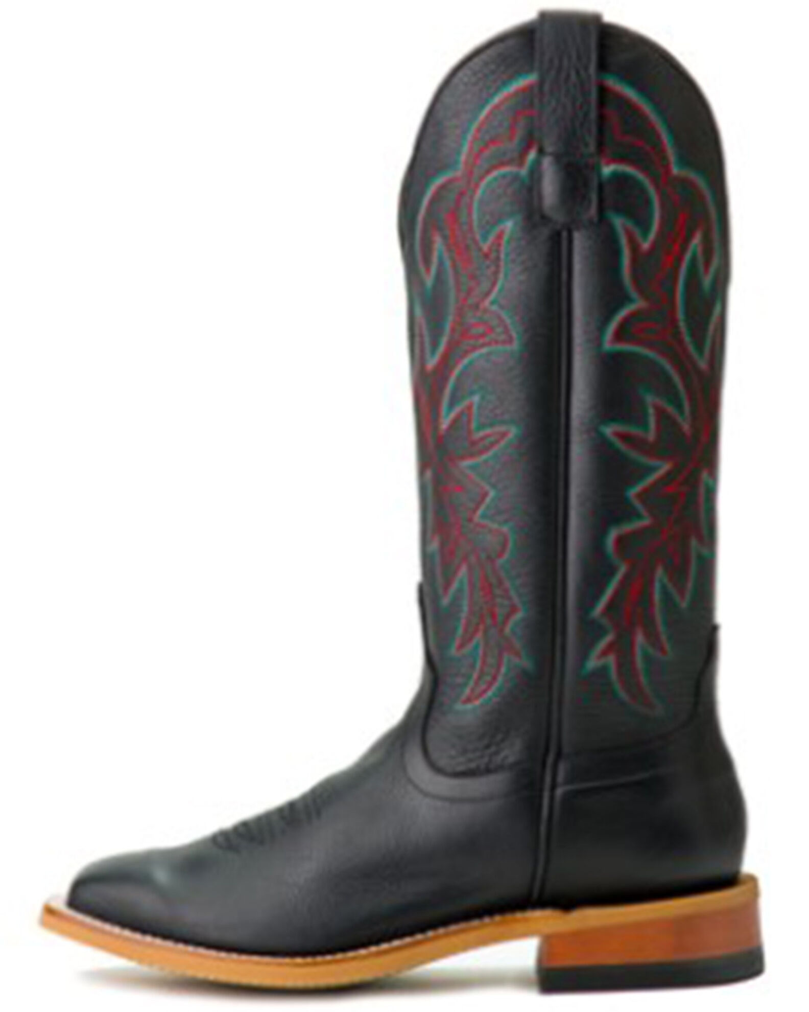 Macie Bean Womens Little Black Boot Western Boots Broad Square Toe