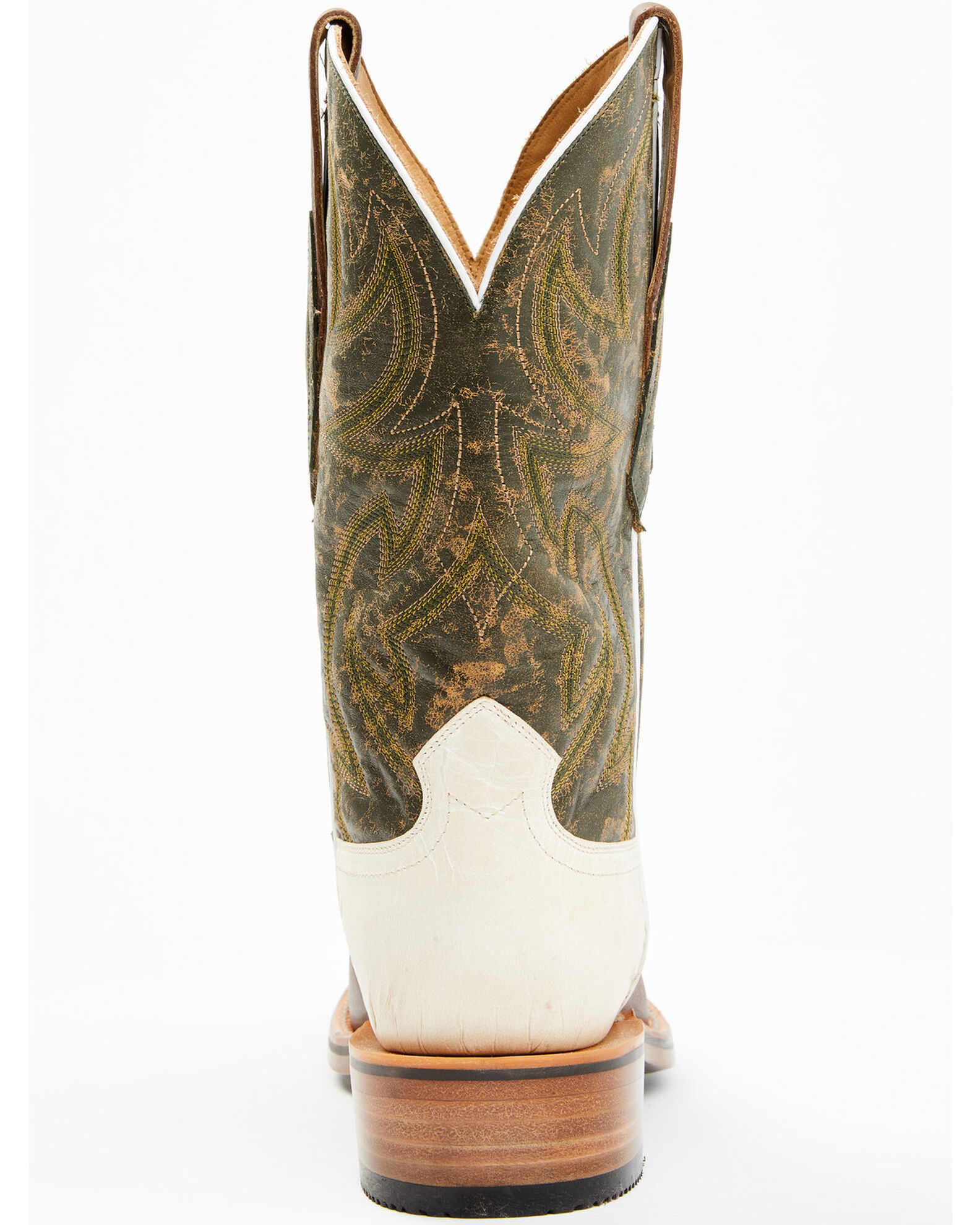 RANK 45® Men's Archer Western Boots - Square Toe, Olive