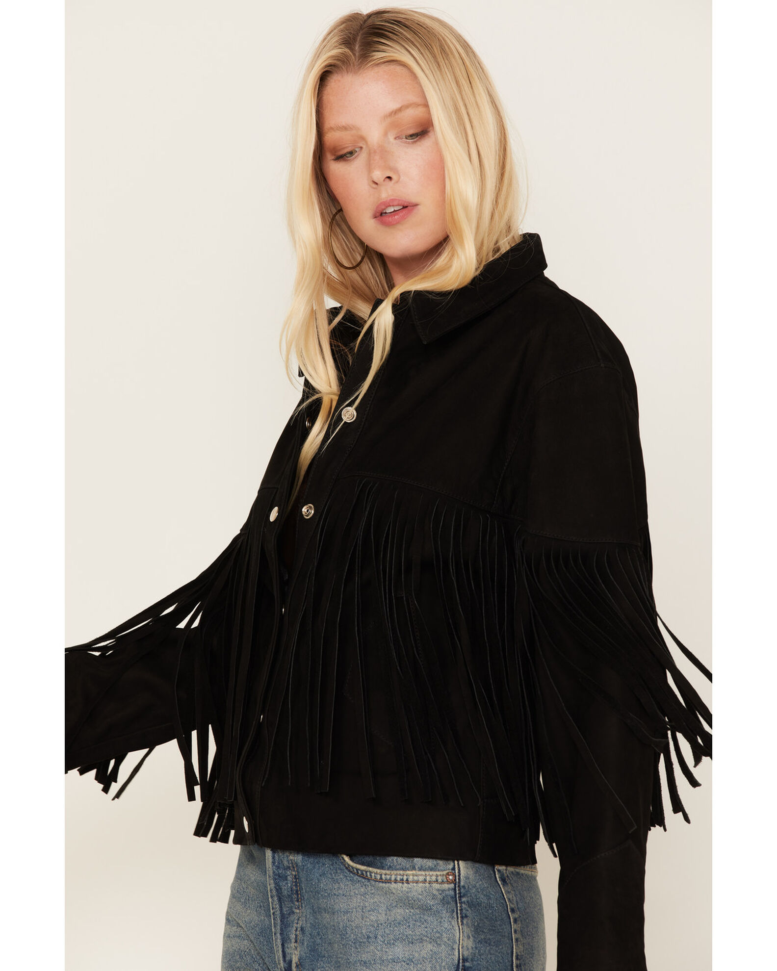 Product Name: Understated Leather Women's Howling Moon Fringe Jacket