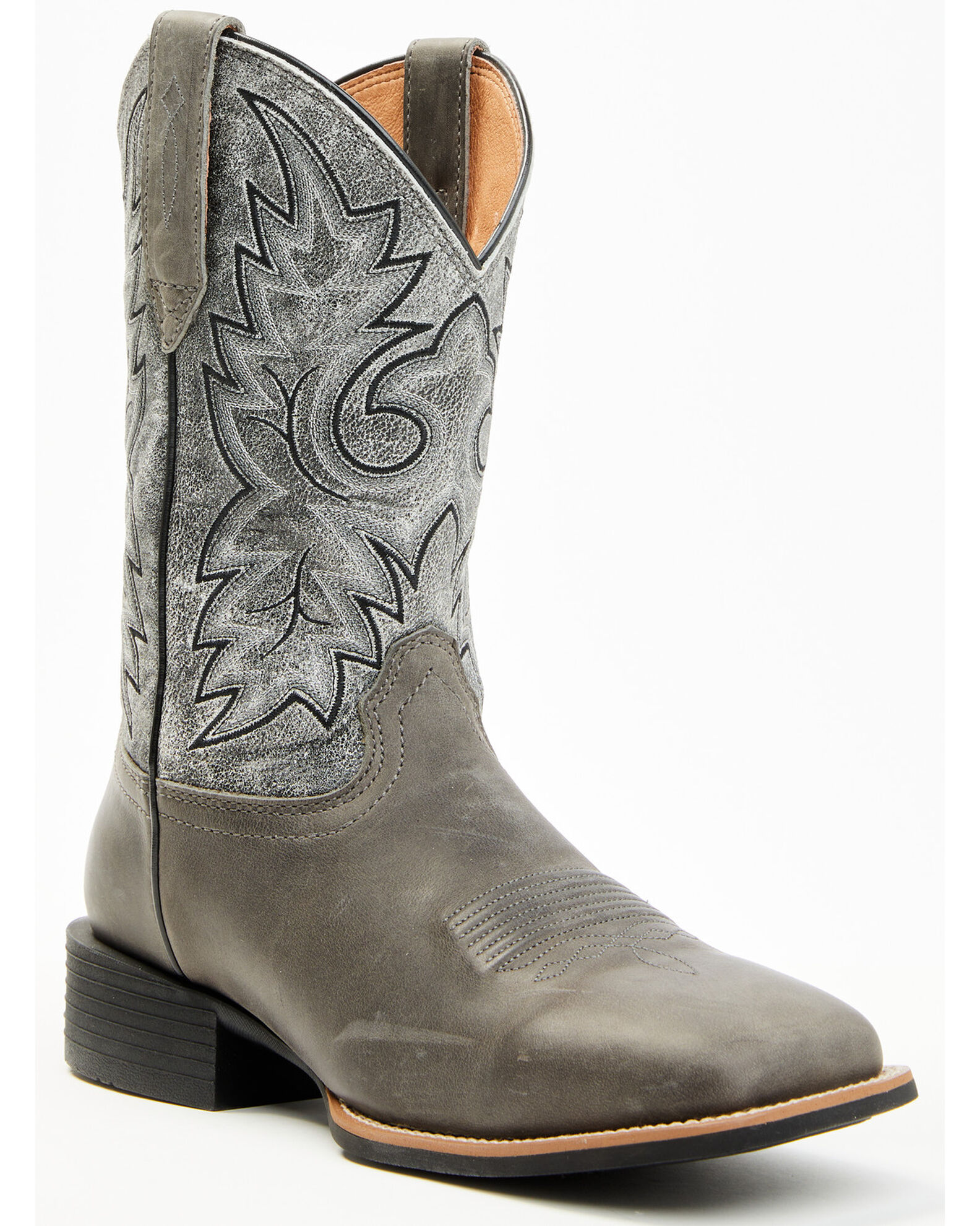 Cody James Men's Badge Xero Gravity™ Western Boots - Broad Square Toe, Grey