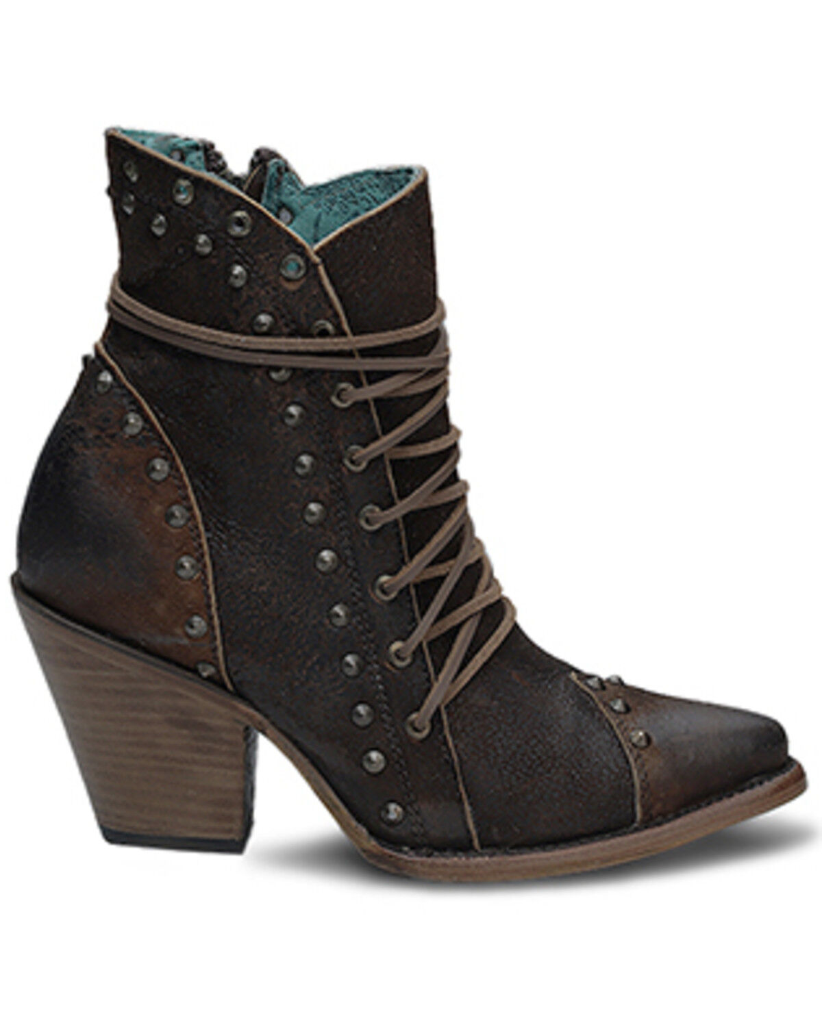 Product Name: Corral Women's Studded Lace-Up Fashion Boots - Snip Toe