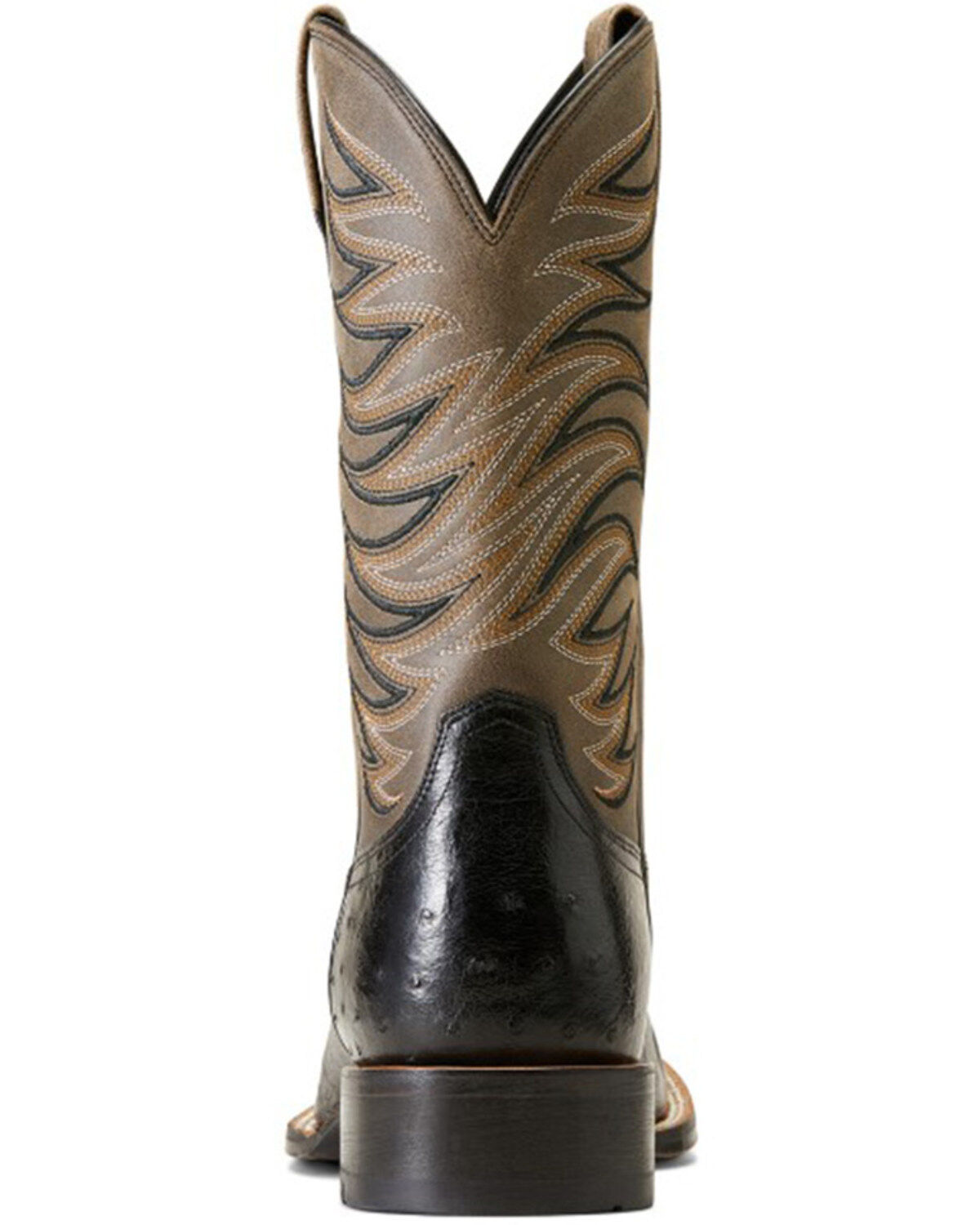 Ariat Men's Badlands Exotic Ostrich Western Boots - Broad Square Toe ...