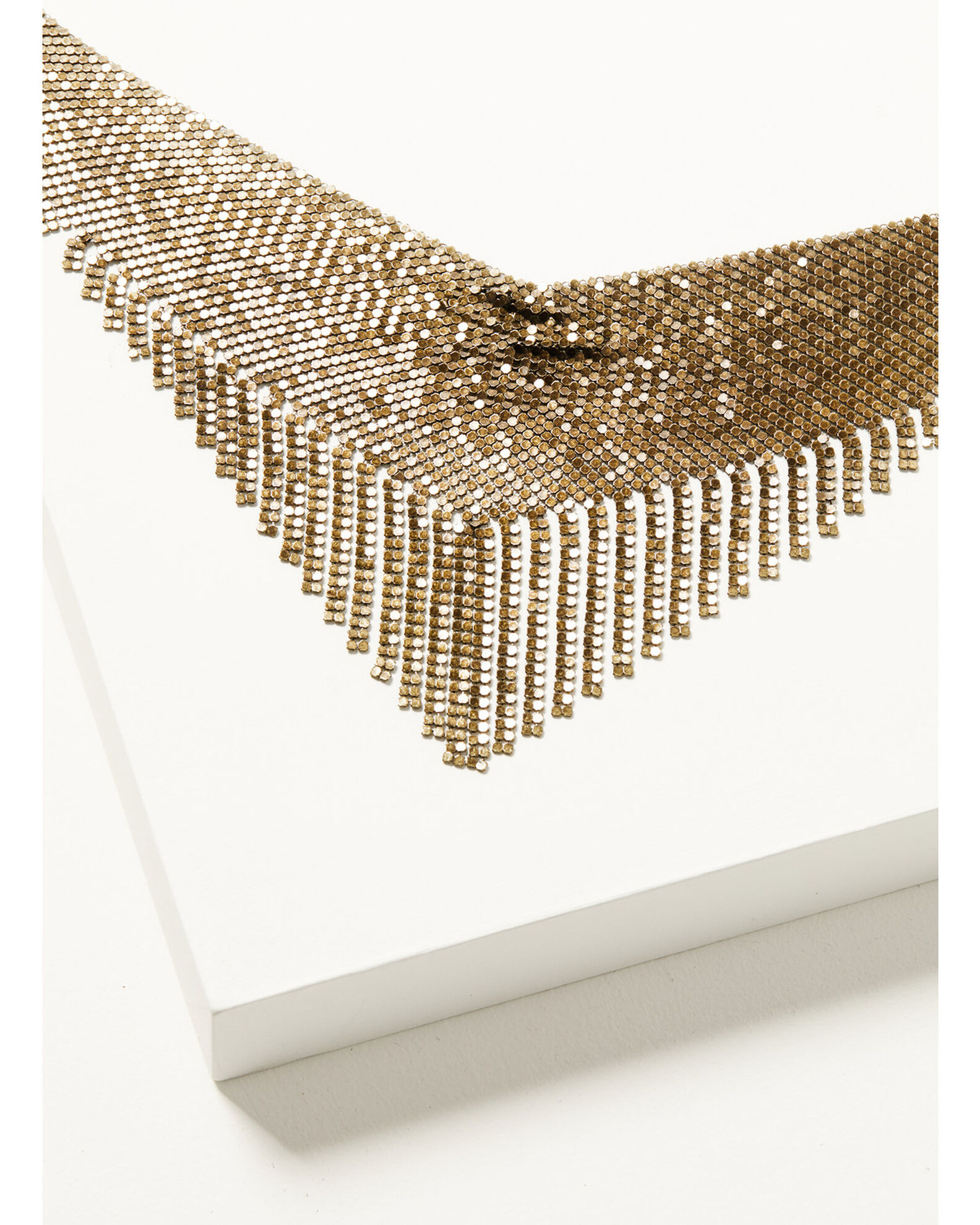 Wonderwest Women's Heidi Chain Mesh Necklace, Gold