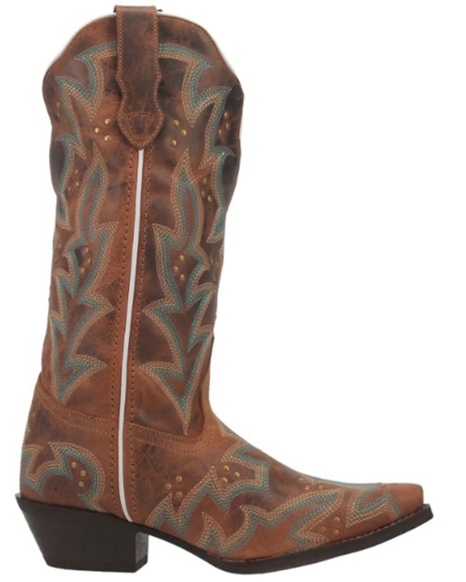 Laredo Women's Adrian Wide Calf Western Boots - Snip Toe, Tan