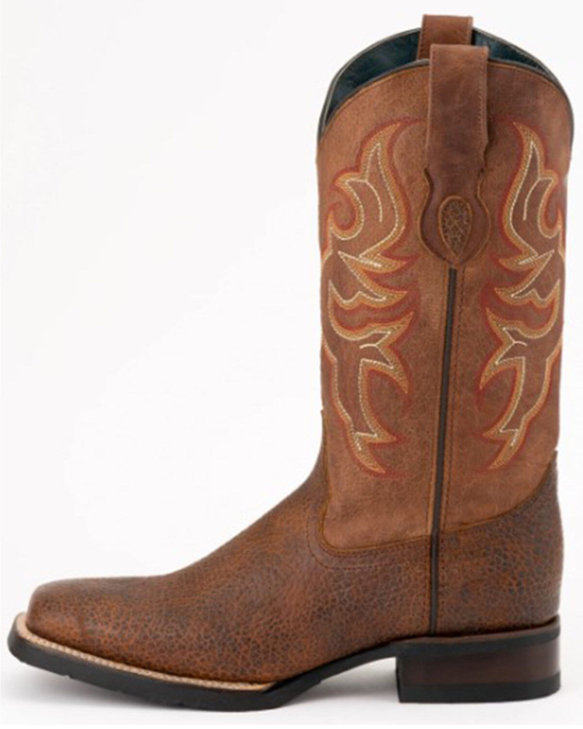 Ferrini Men's Toro Western Performance Boots - Square Toe, Brandy Brown