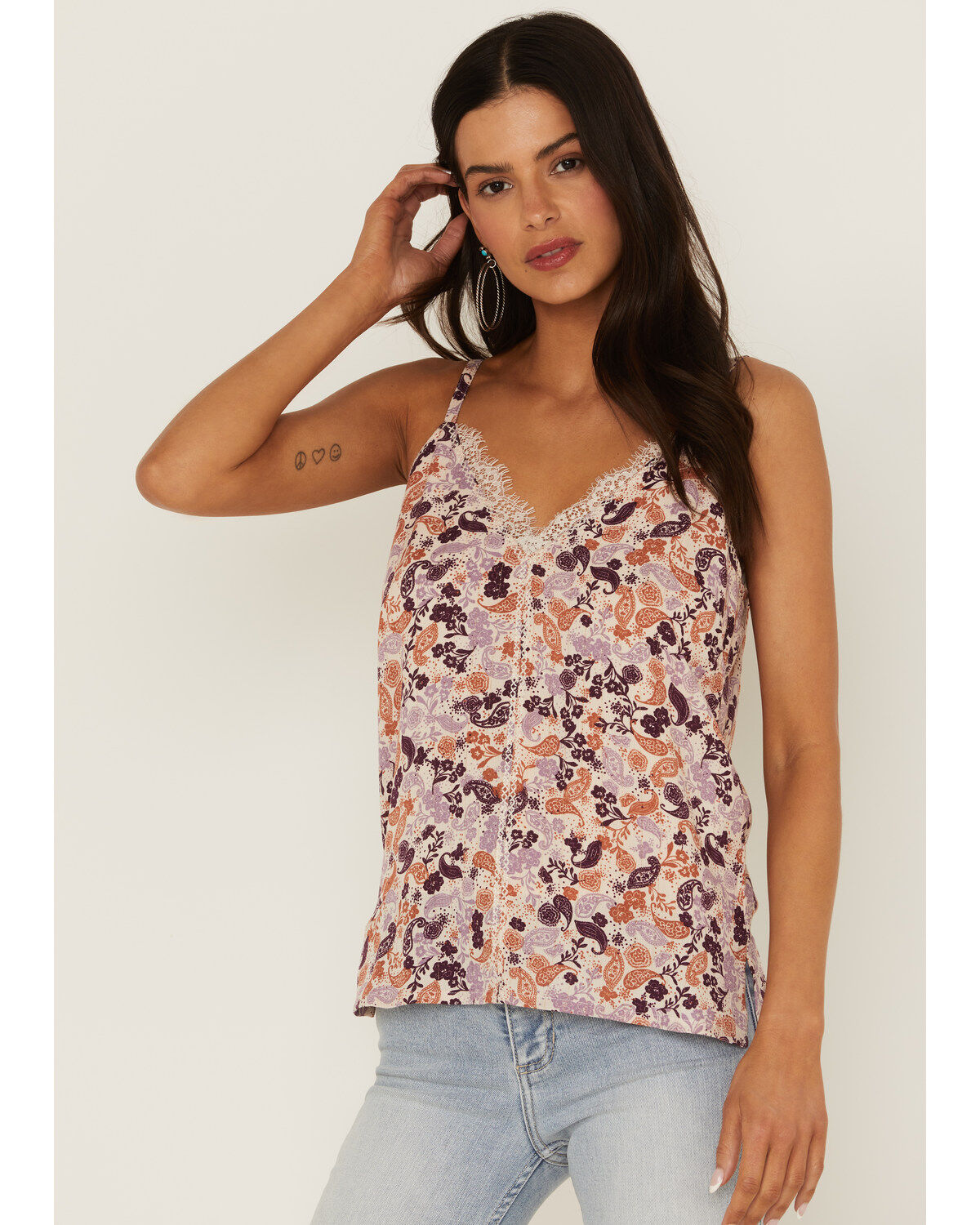 Idyllwind Women's Lurex Little Lace Tank Top | Boot Barn