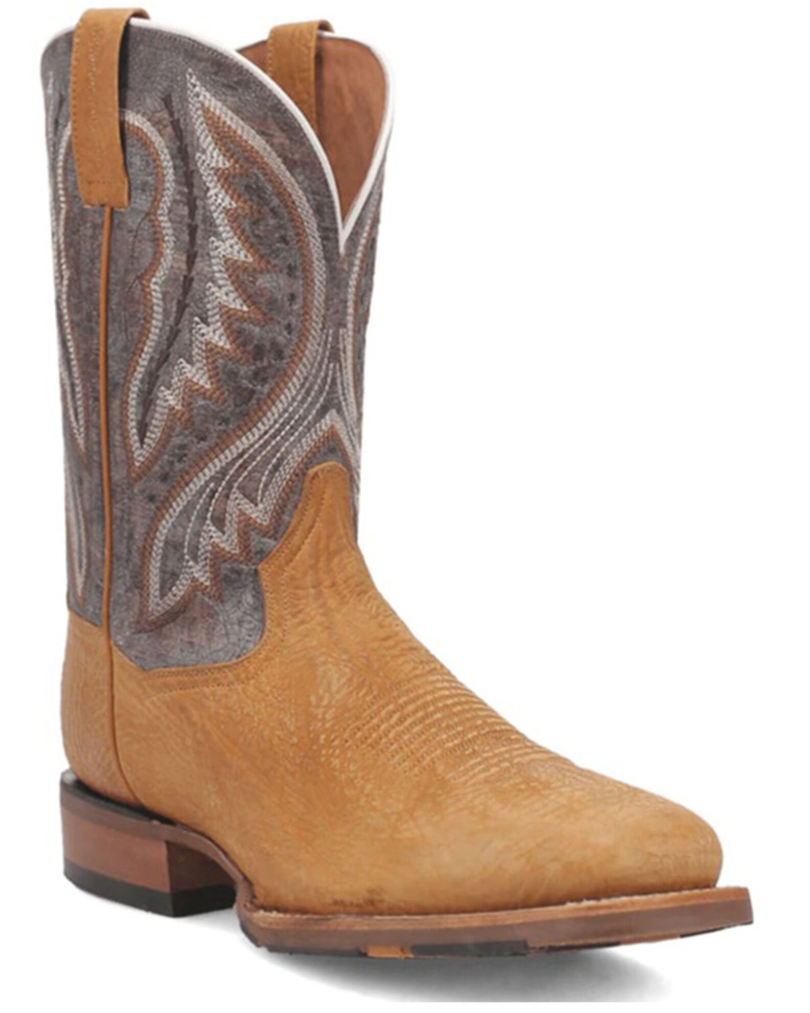 Dan Post Men's Dugan Western Boots - Broad Square Toe, Honey