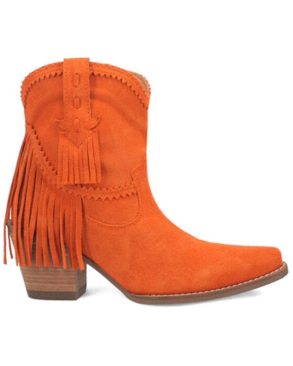 Product Name: Dingo Women's Fandango Fringe Western Booties - Snip Toe