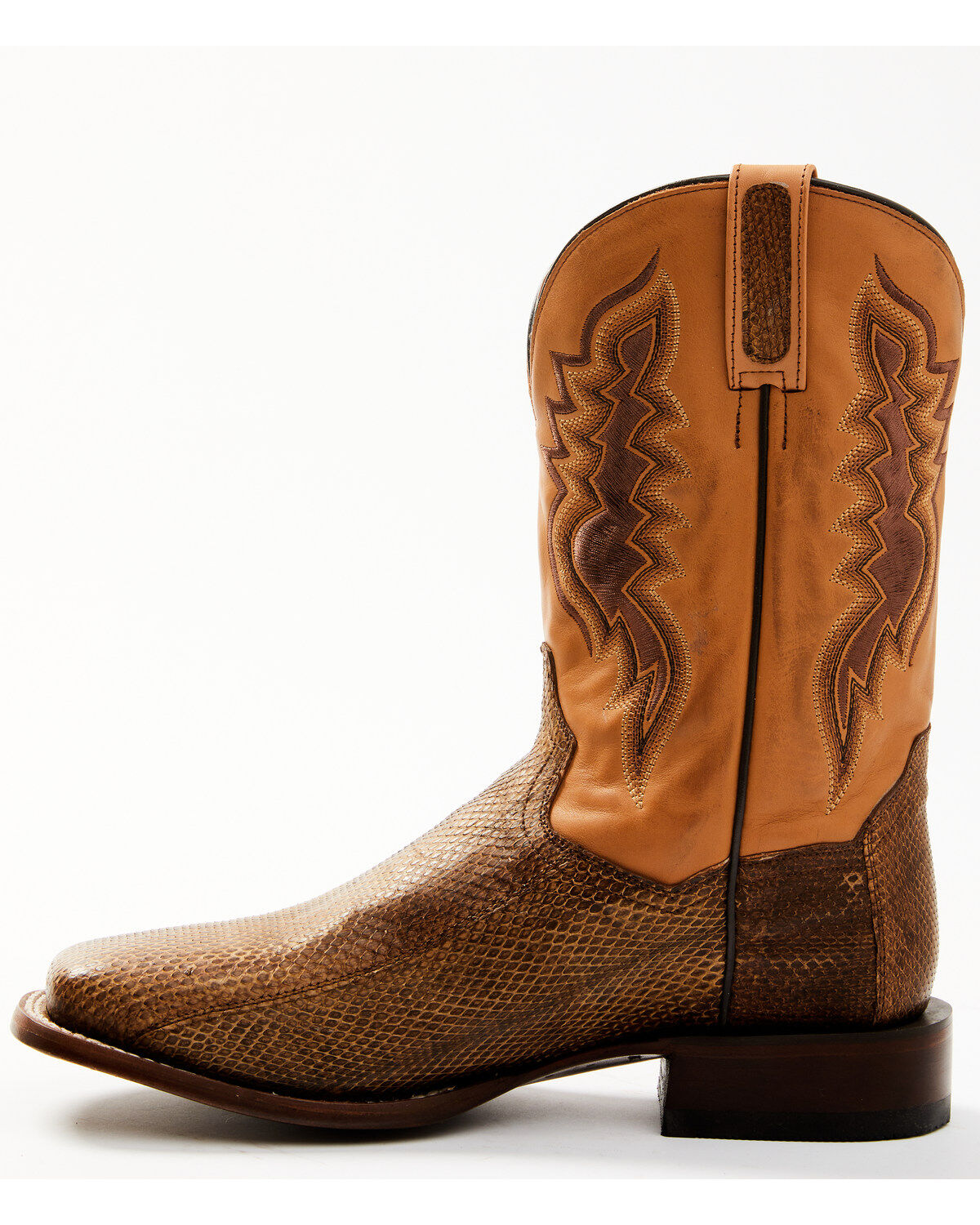 Dan Post Men's Exotic Water Snake Western Boot - Broad Square Toe ...