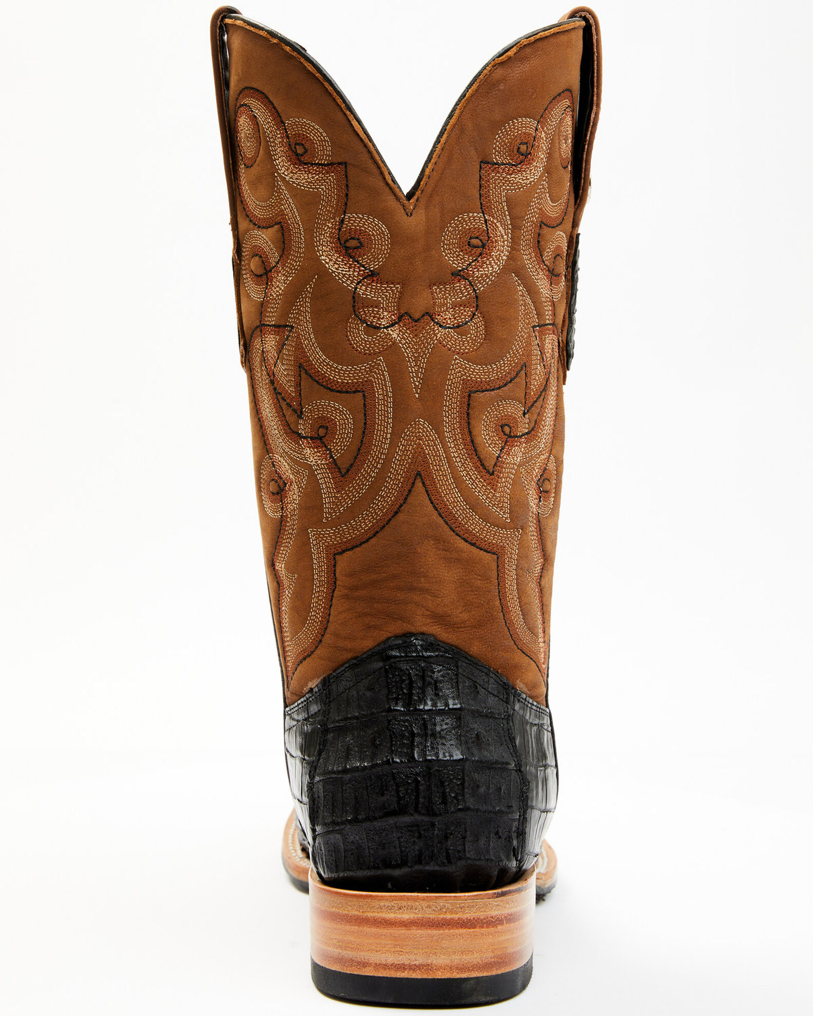 Tanner Mark Men's Exotic Caiman Belly Western Boots - Broad Square Toe ...