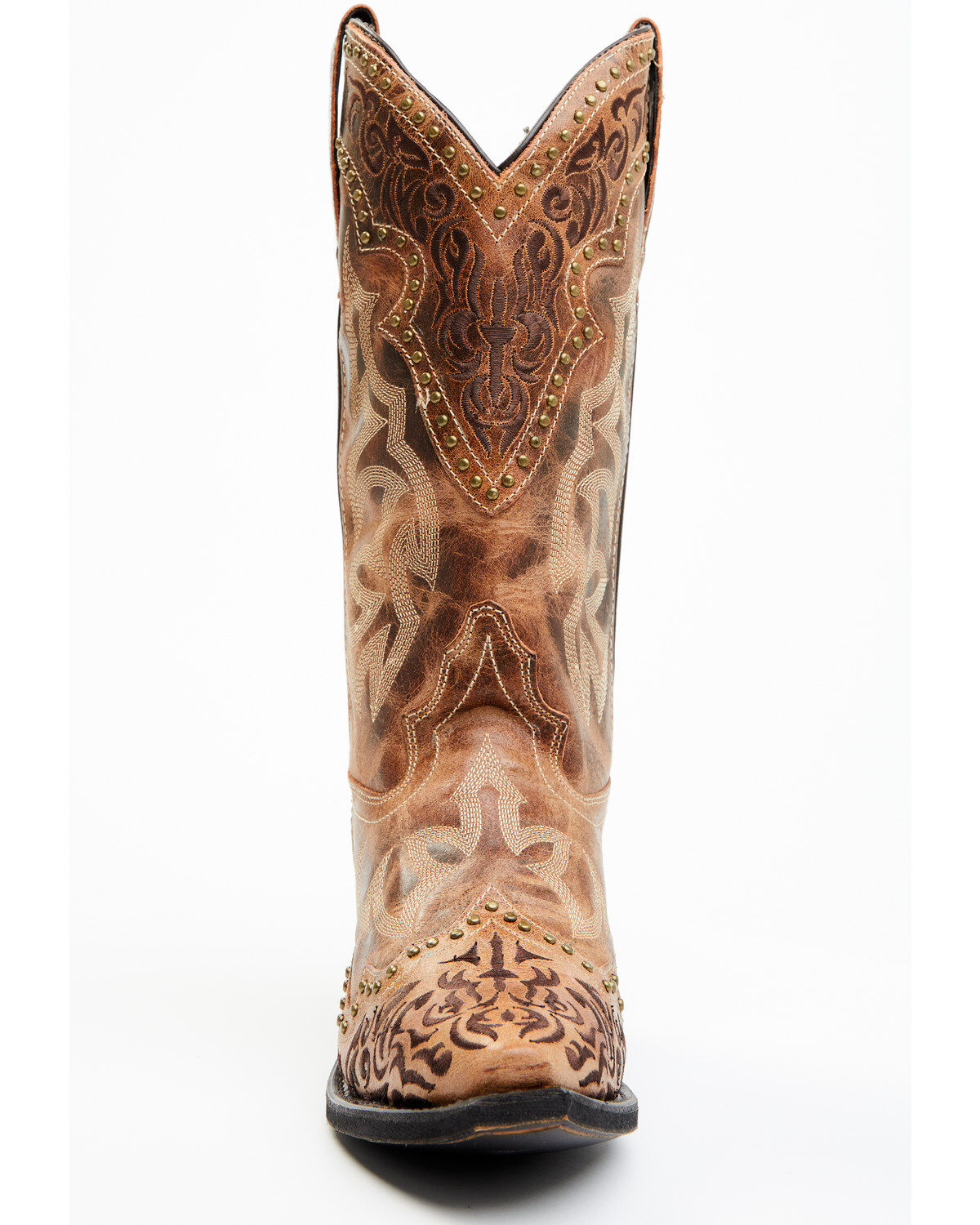 Laredo Women's Braylynn Studded Leather Western Performance Boots ...