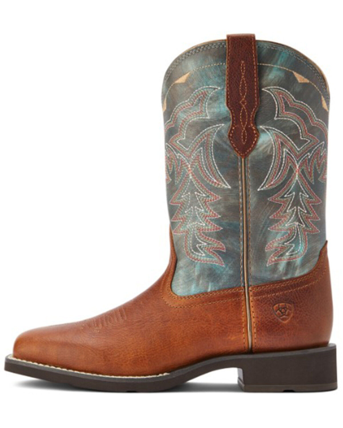 Ariat Women's Delilah Western Boots - Broad Square Toe, Teal