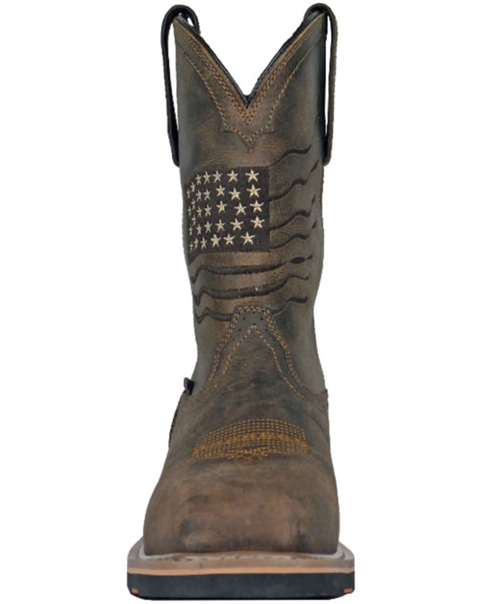 Hoss Men's Rushmore Wellington Western Work Boots - Composite Toe, Brown