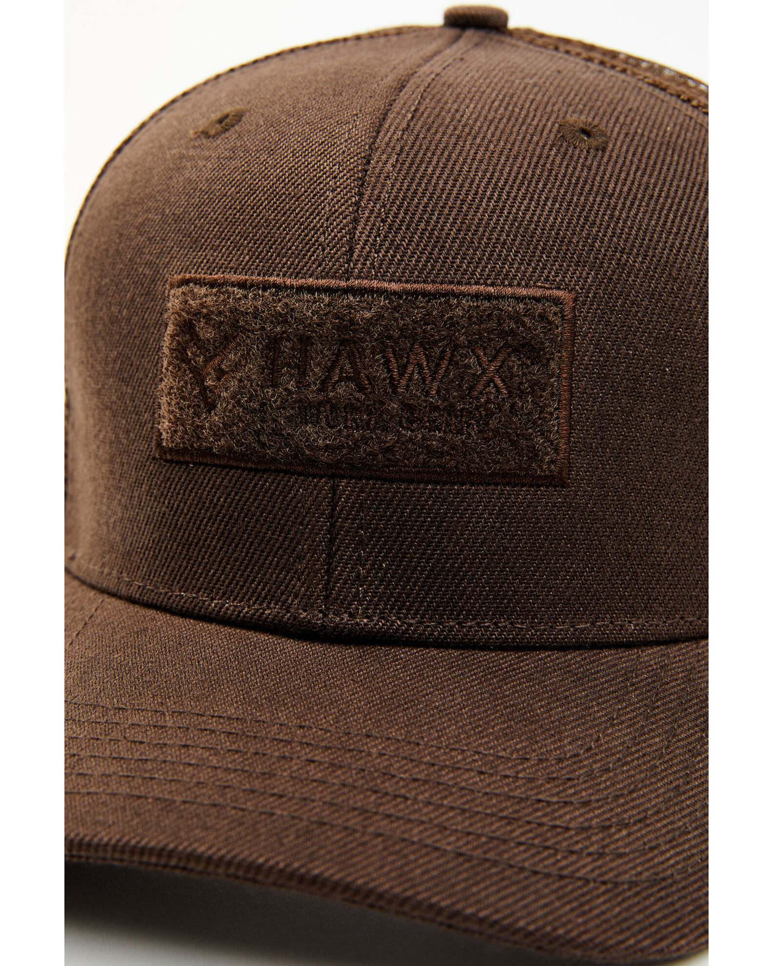Hawx Mens Logo Patch Ball Cap Brown