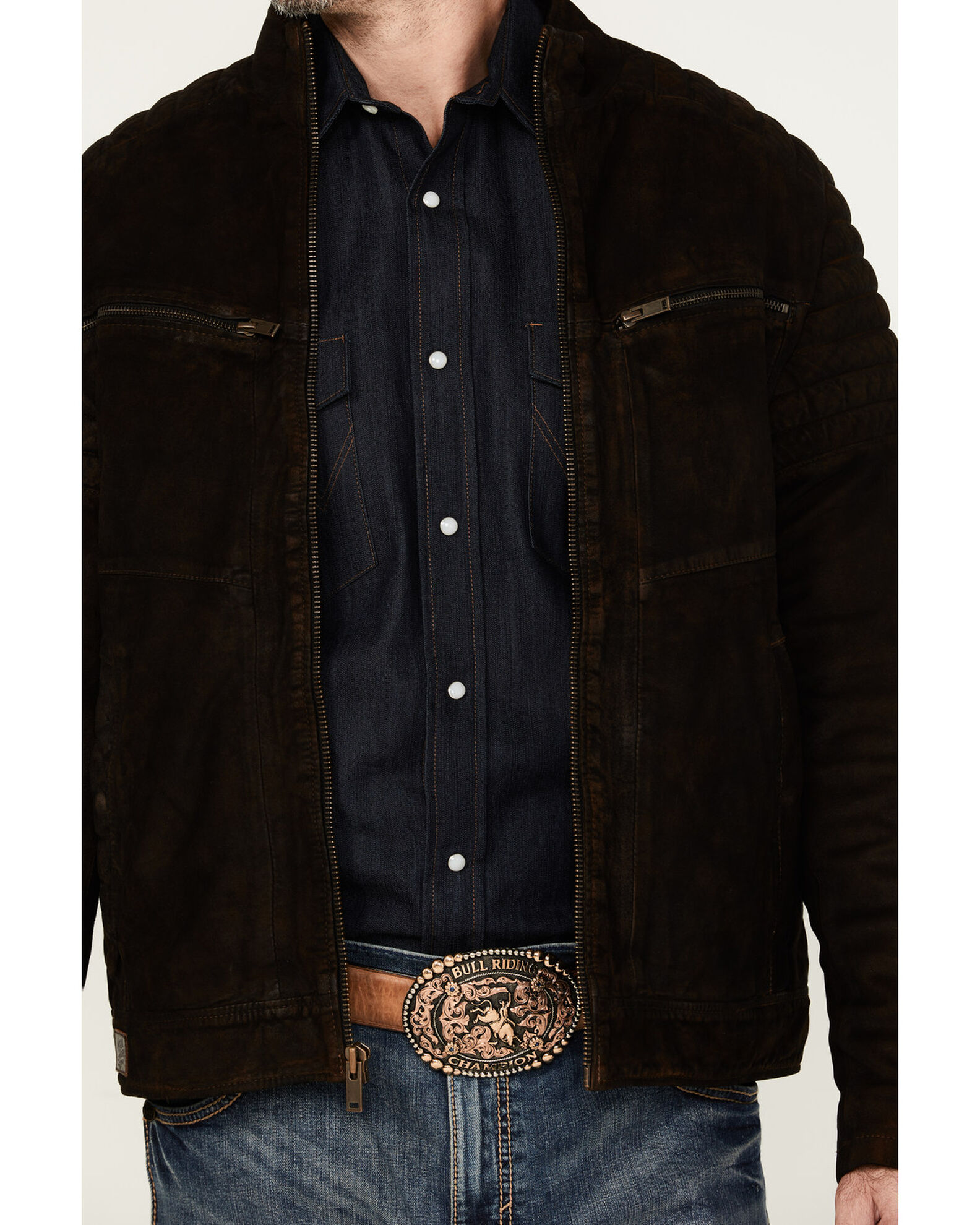 Moonshine Spirit Men's Motorcycle Leather Jacket