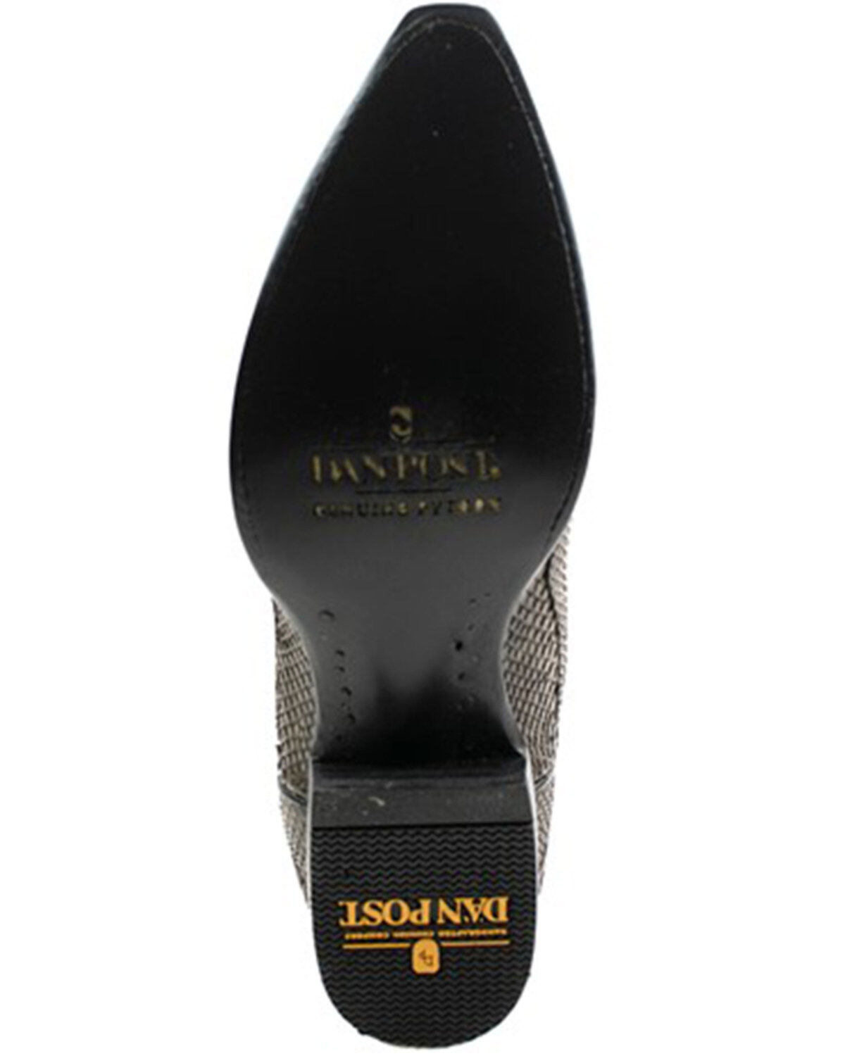 Dan Post Men's Exotic Python Western Boots - Snip Toe, Grey