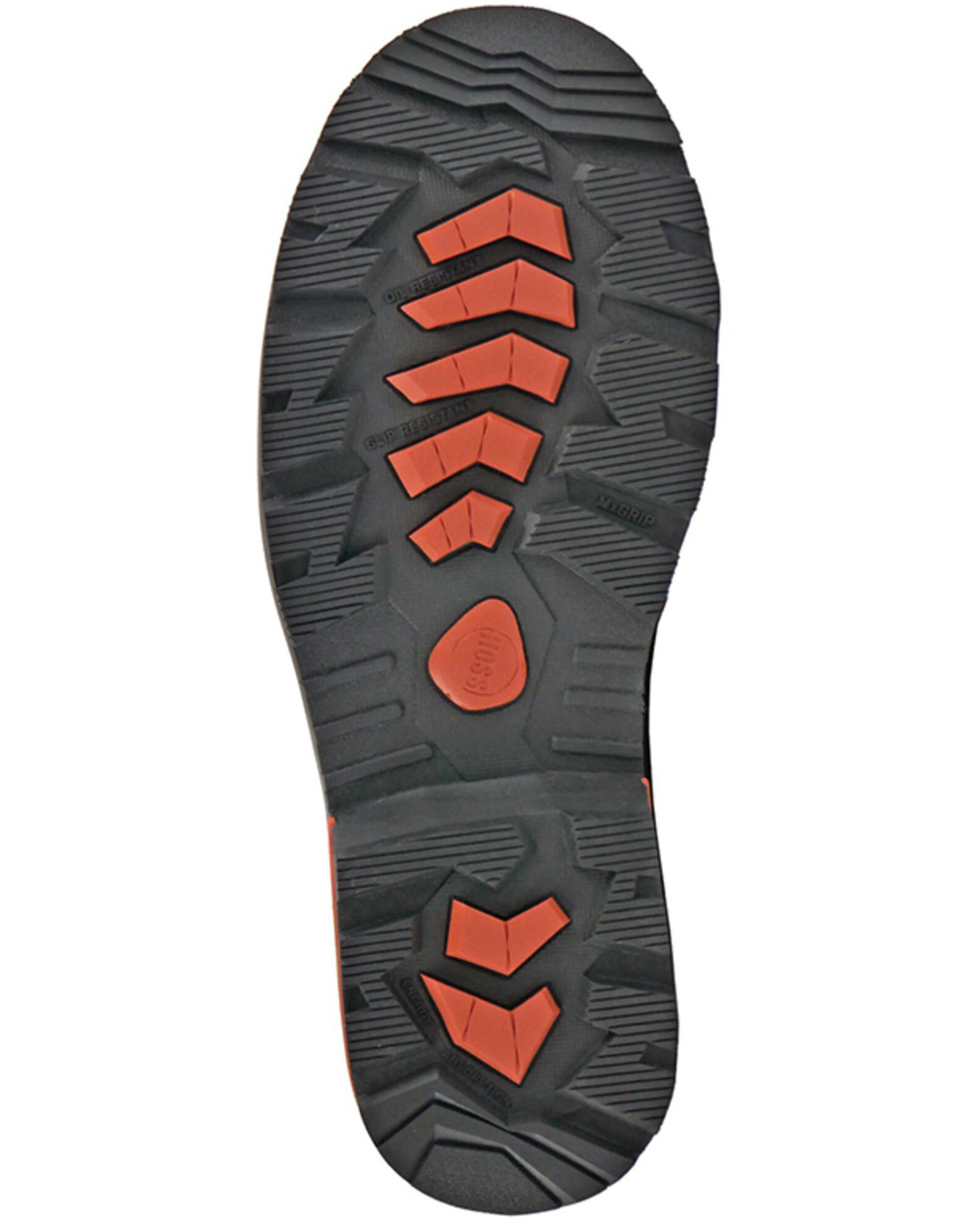 Hoss Men's Range 6" Lace-Up Work Boots - Composite Toe, Brown