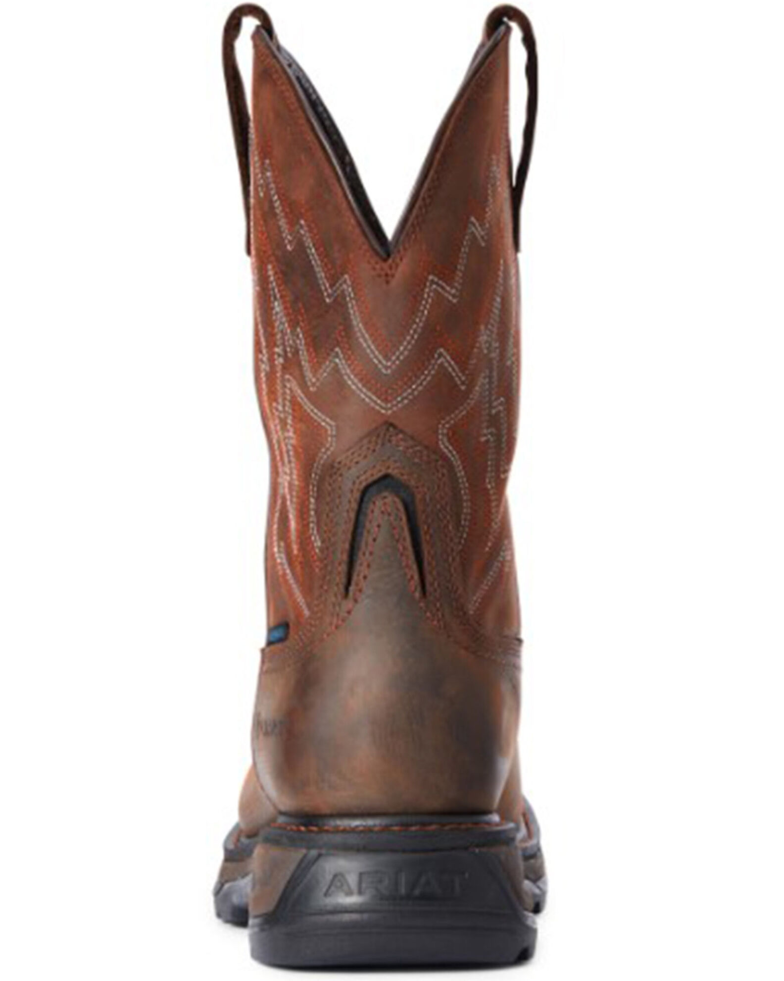 Ariat Men's Big Rig Waterproof Western Work Boots - Broad Square Toe, Brown