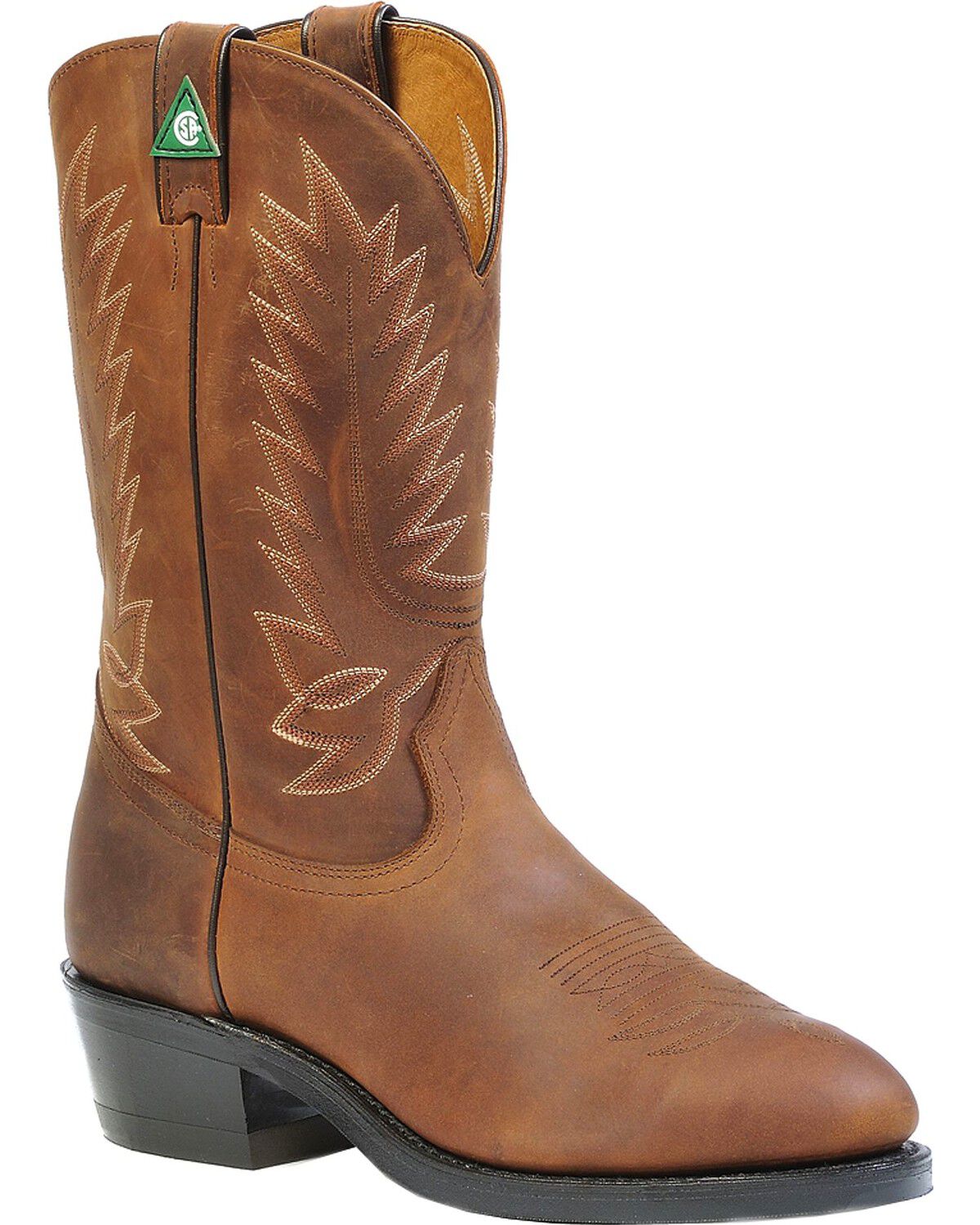 Boulet Vibram Pull On Work Boots - Steel Toe, Apache Tan, hi-res