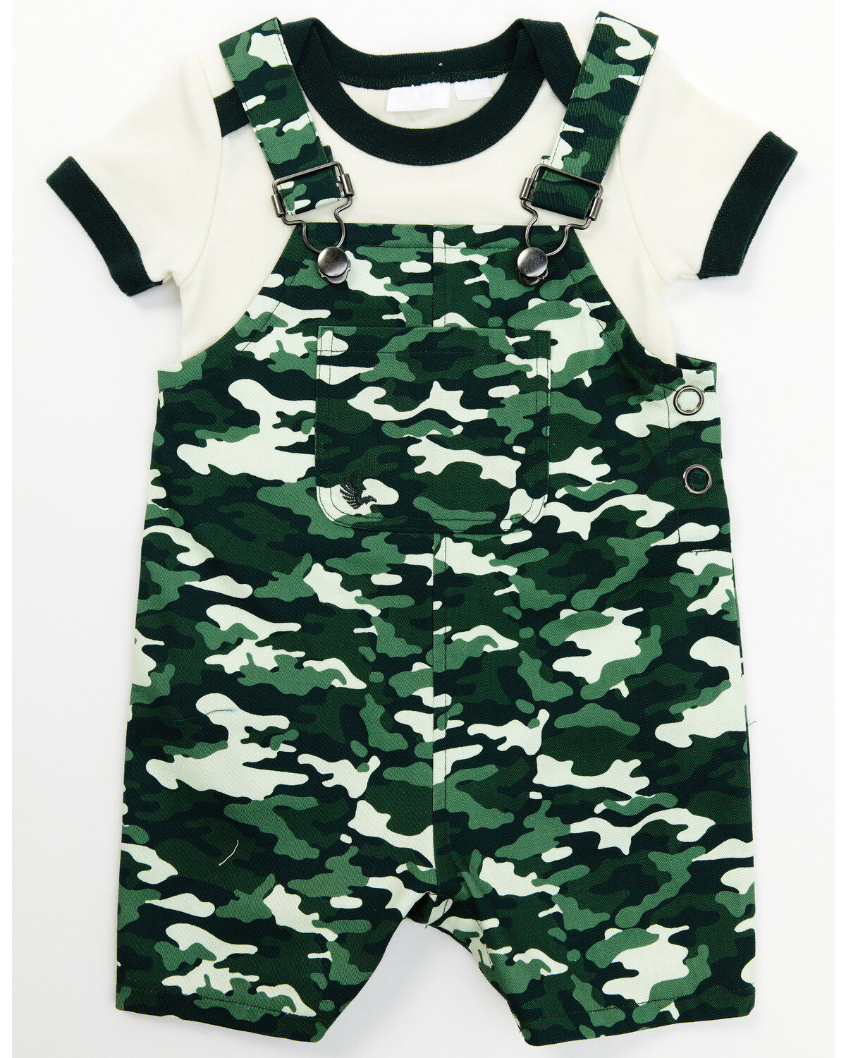 Cody James Infant-Boys' Camo Print Onesie & Shortalls Set - 2-Piece ...
