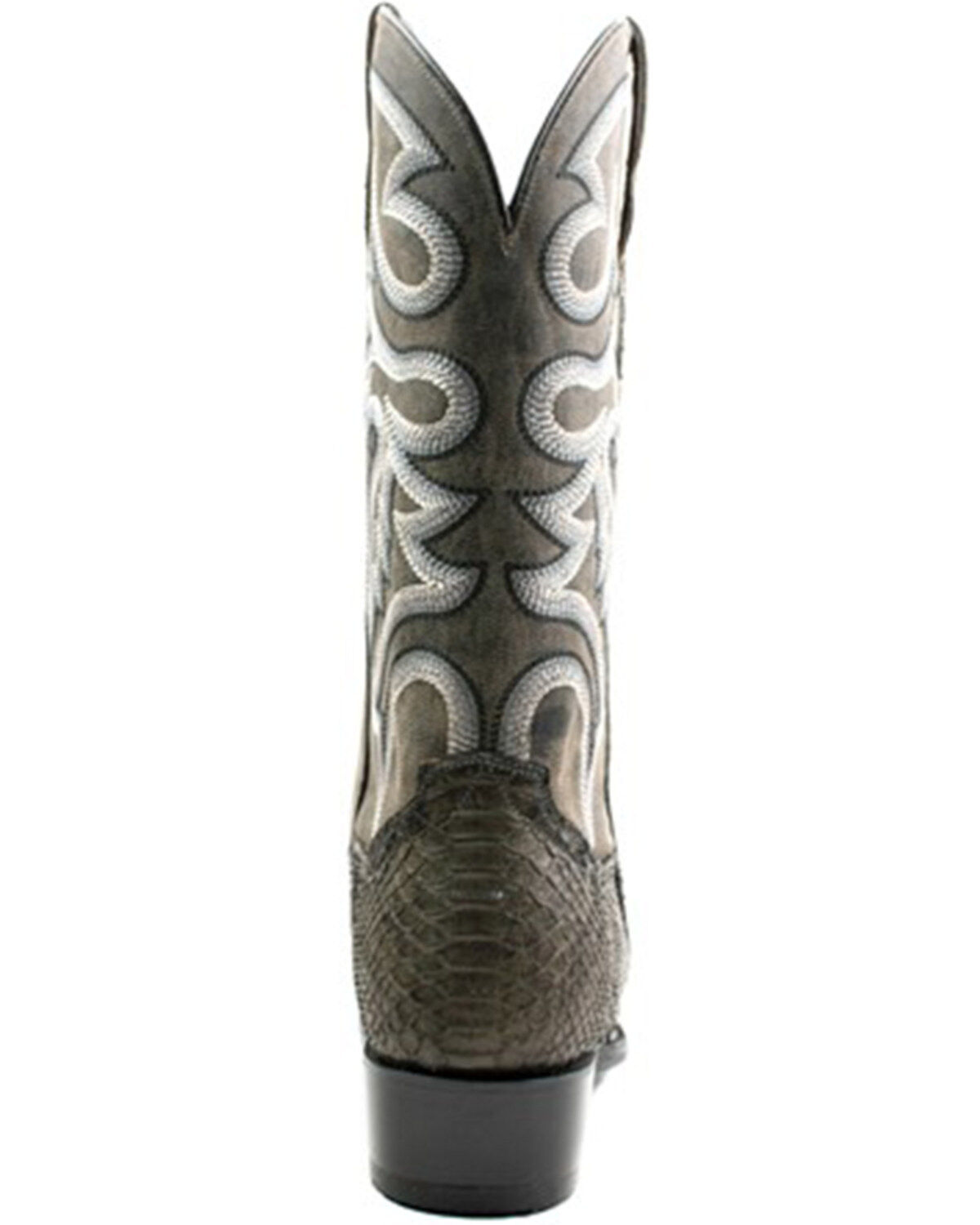 Dan Post Men's Exotic Python Western Boots - Snip Toe, Grey