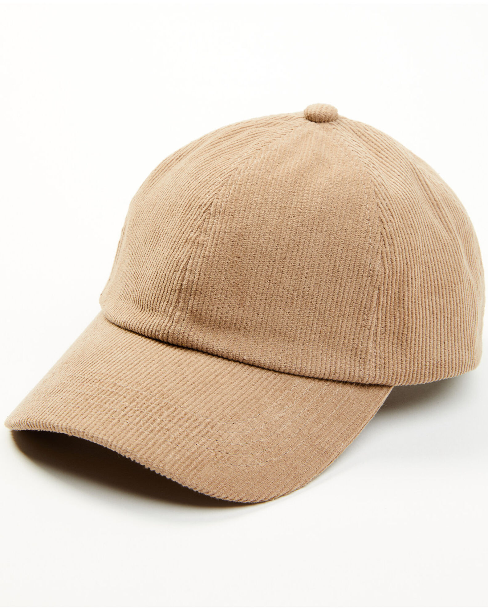 Cleo + Wolf Women's Solid Corduroy Ball Cap, Taupe