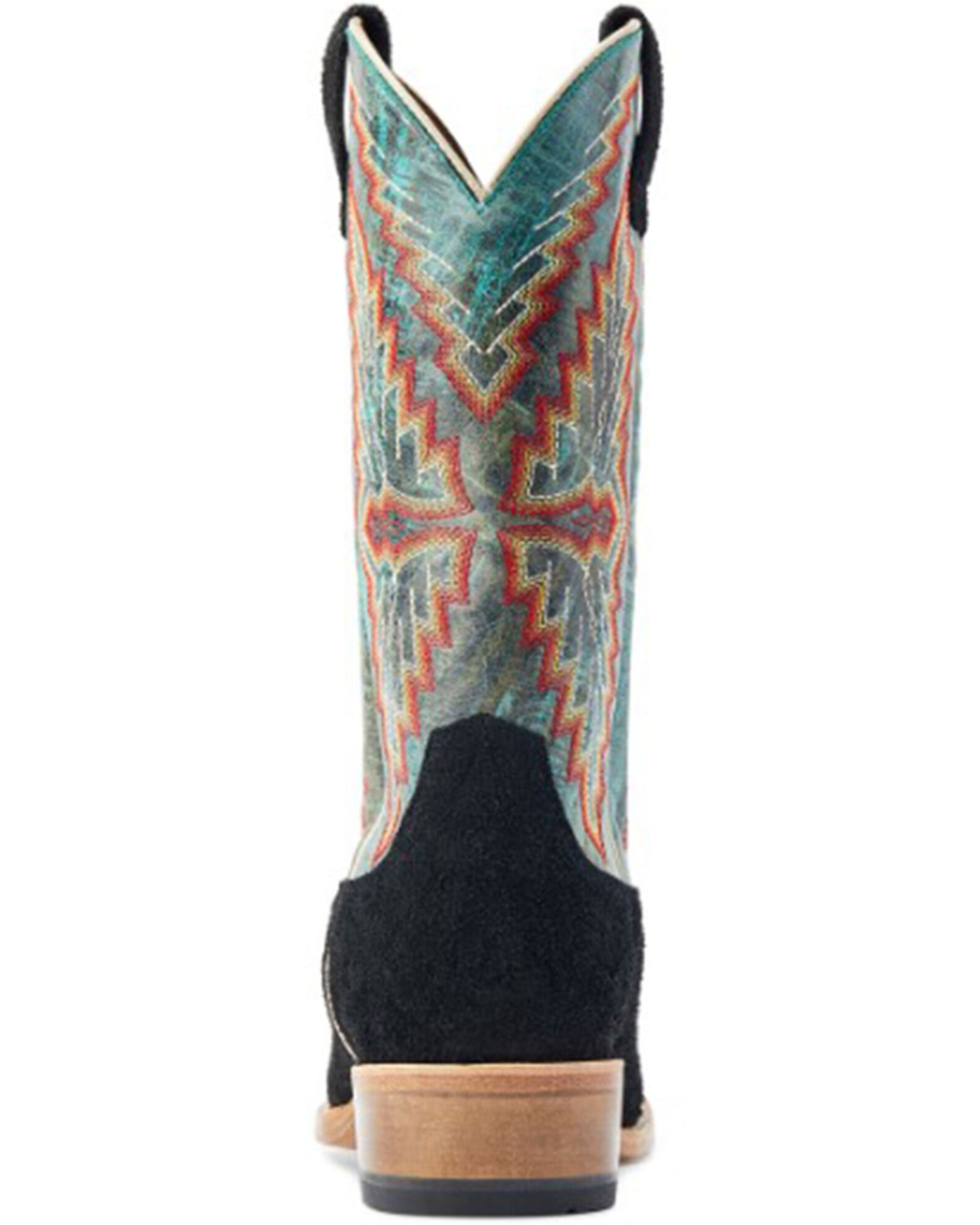 Ariat Mens Futurity Showman Roughout Western Boots Square Toe Black