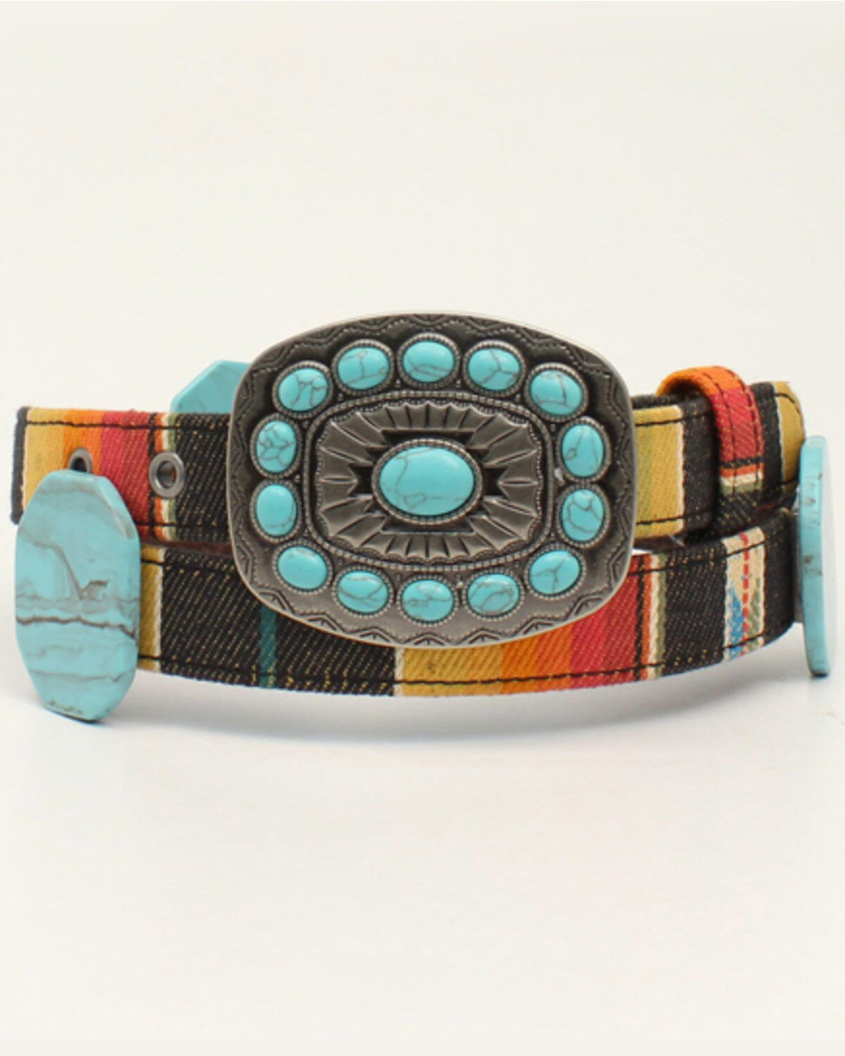 Angel Ranch Women's Boot Barn Exclusive Serape Western Belt, Multi, hi-res